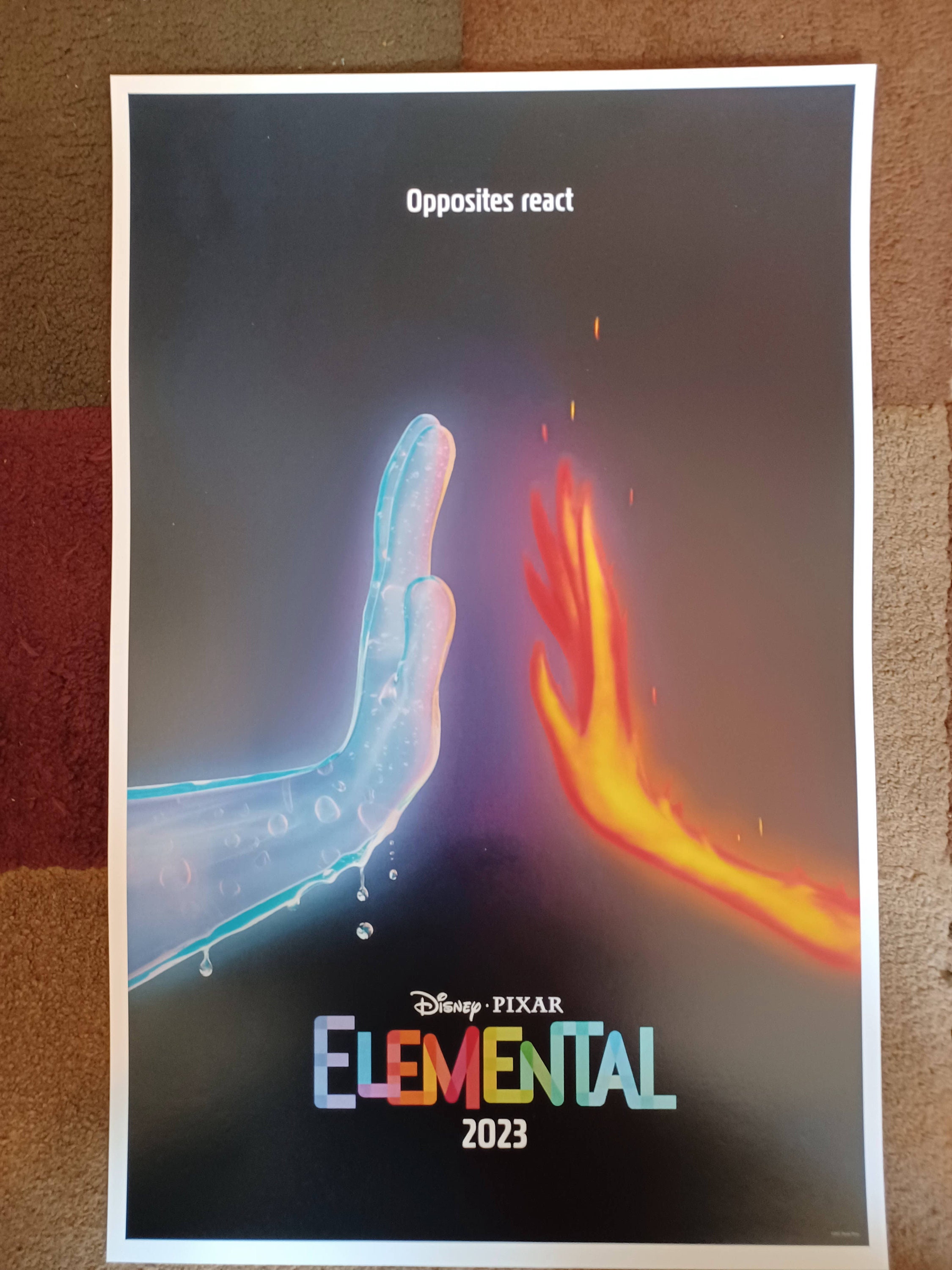Elemental ( 11" X 17" ) Collector's Poster Print B2G2F - Etsy