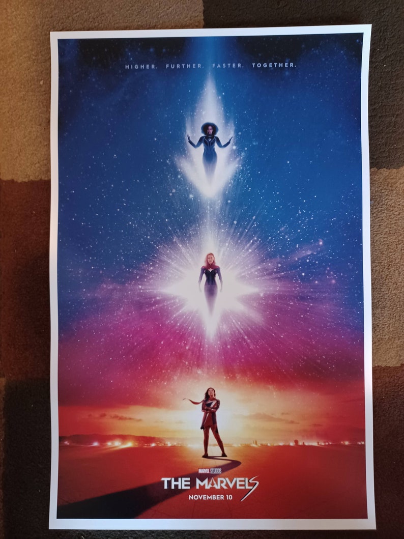 The Marvels ( 11" X 17" ) Collector's Poster Print - B2G2F - Etsy