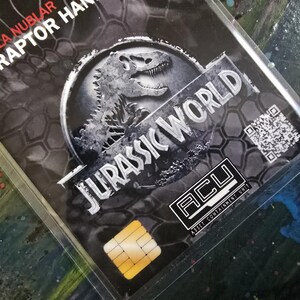 Jurassic Park Custom Made Raptor Handler I.D. Badge Prop Cosplay ...