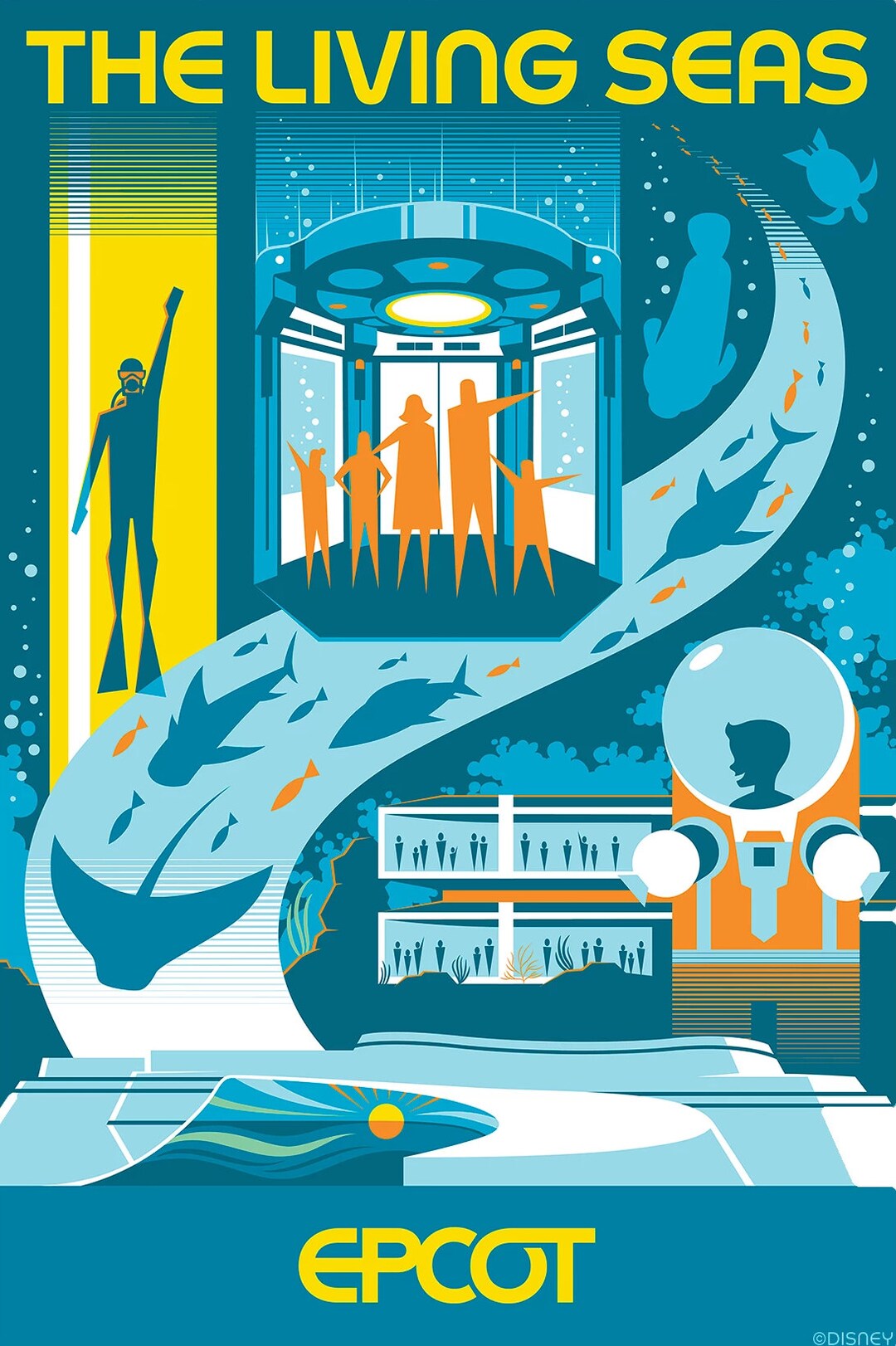 Epcot Journey of Water ( 11" X 16" ) Collector's Poster Print B2G2F - Etsy