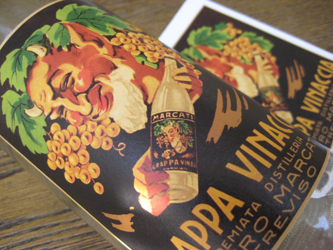 The Fifth Element Wine Bottle Grappa Label | Etsy