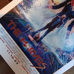 The Marvels ( 11" X 17" ) Collector's Poster Print B2G2F - Etsy