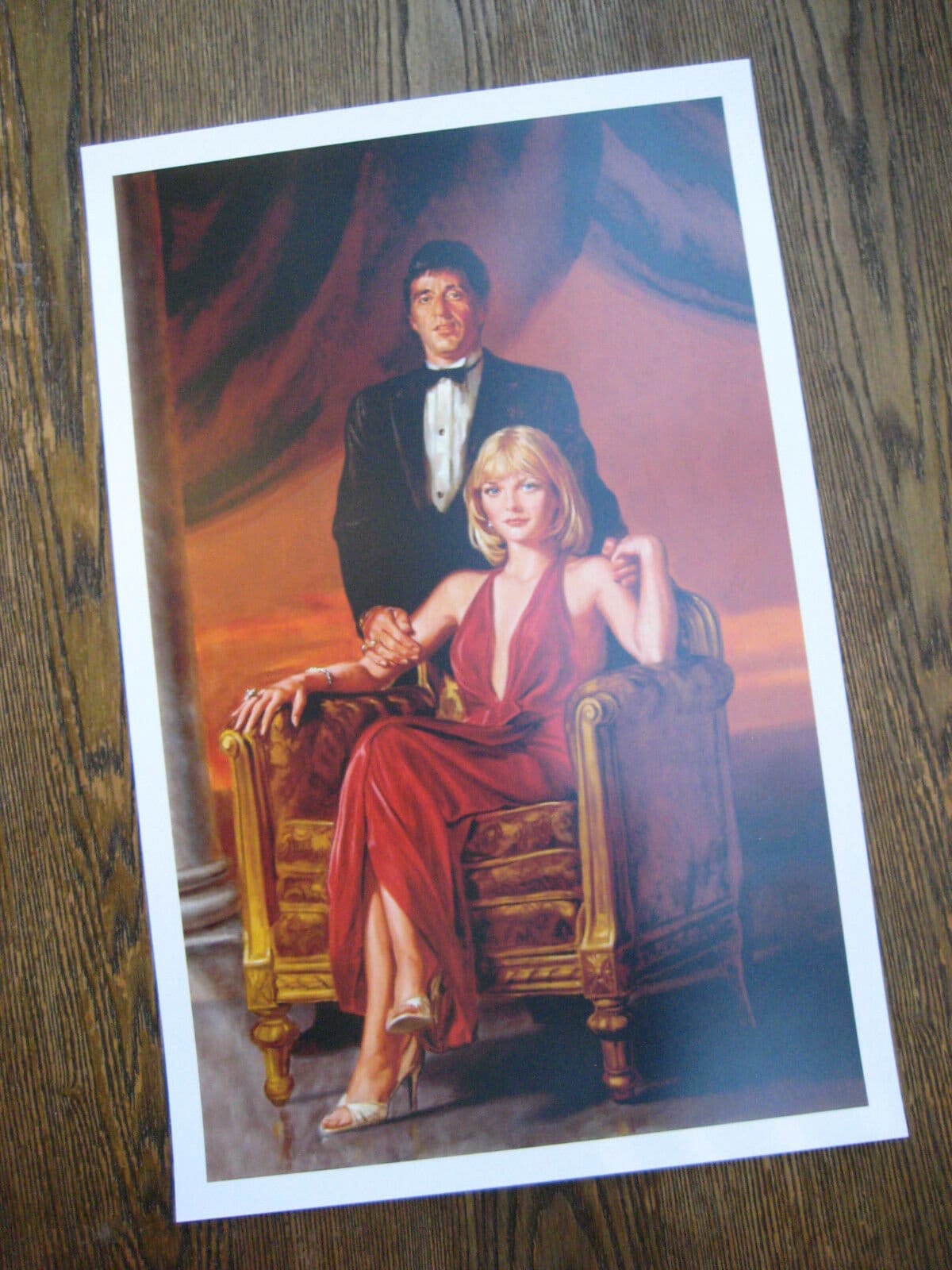 Scarface Canvas Portrait of Tony & Elvira 11 x | Etsy