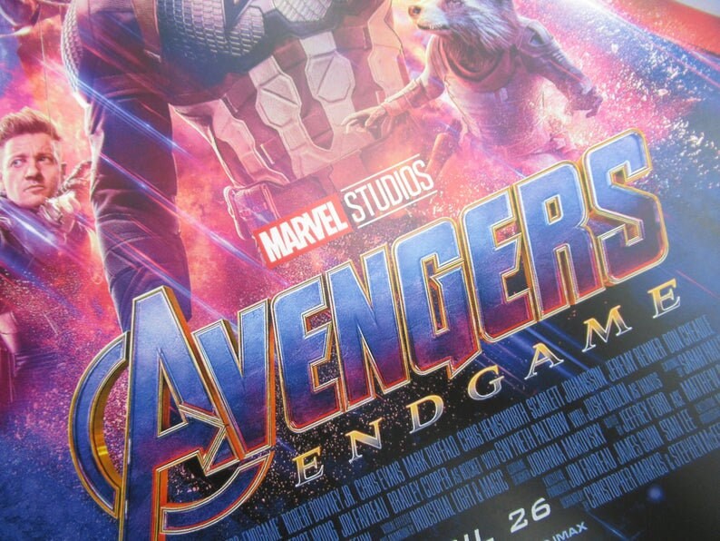 Marvel Avengers Endgame 11x17 Movie Poster BUY 2 GET 3 FREE - Etsy