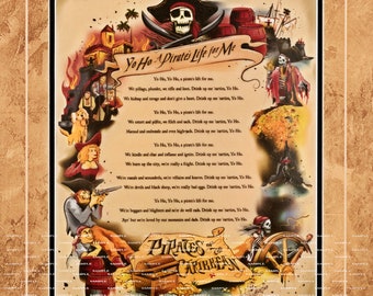 Pirates of the Caribbean Poster New Orleans Square Poster Disney ...