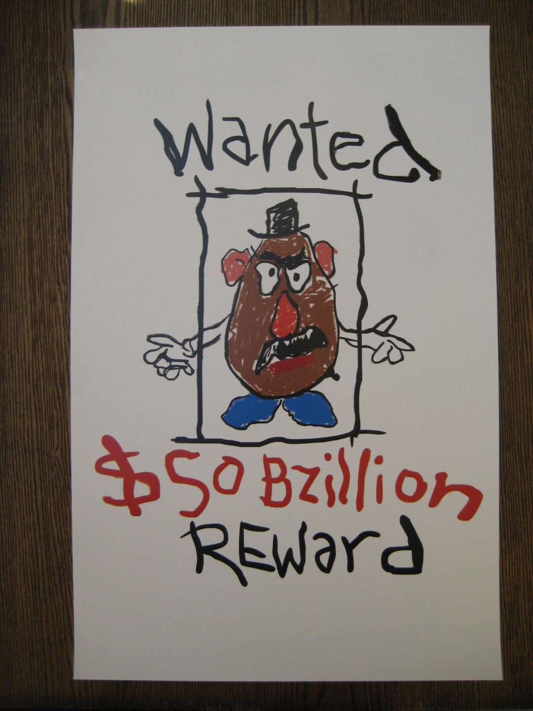Disney Pixar Andy's Room Mr Potato Head 11" X 17" Collector Poster ...