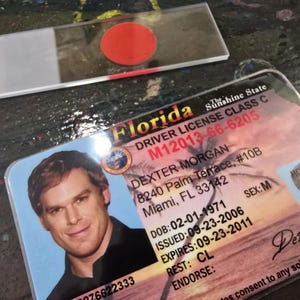 Dexter Morgan Driver's License Prop Cosplay - Etsy