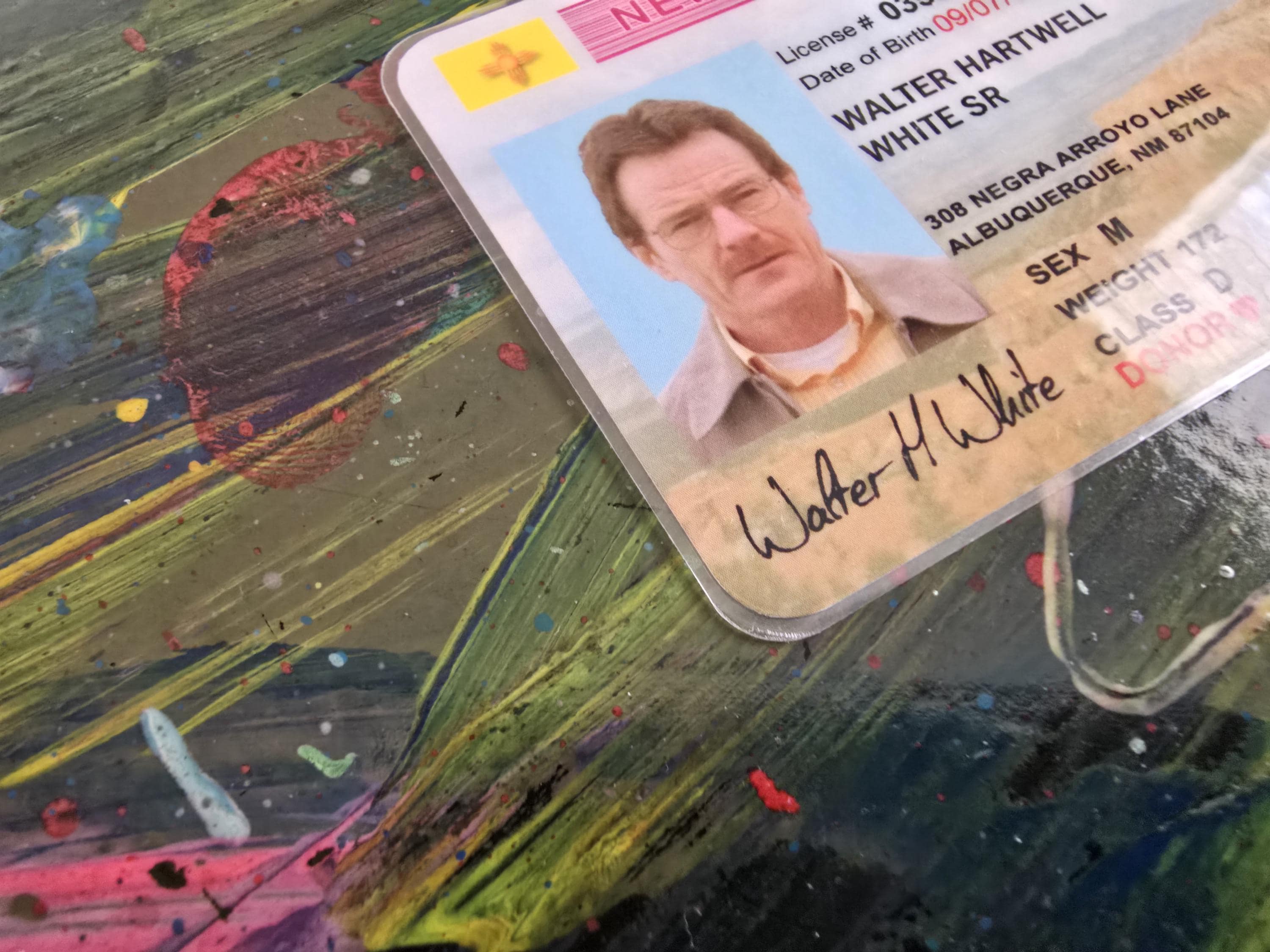 Breaking Bad Walter White Drivers License Prop Cosplay Novelty - Etsy