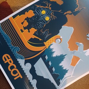 Epcot Maelstrom ( 11" X 16" ) Collector's Poster Print B2G2F - Etsy