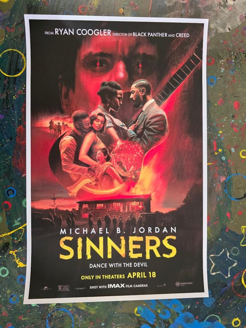 Sinners 11" X 17" Collector's Movie Poster B2G1F - Etsy