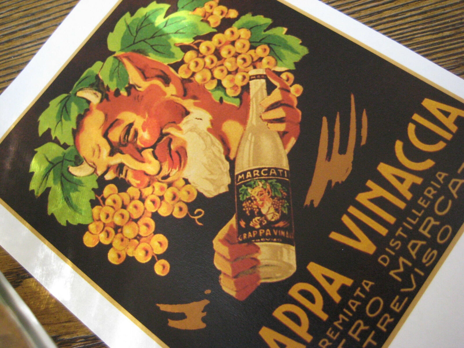 The Fifth Element Wine Bottle Grappa Label - Etsy