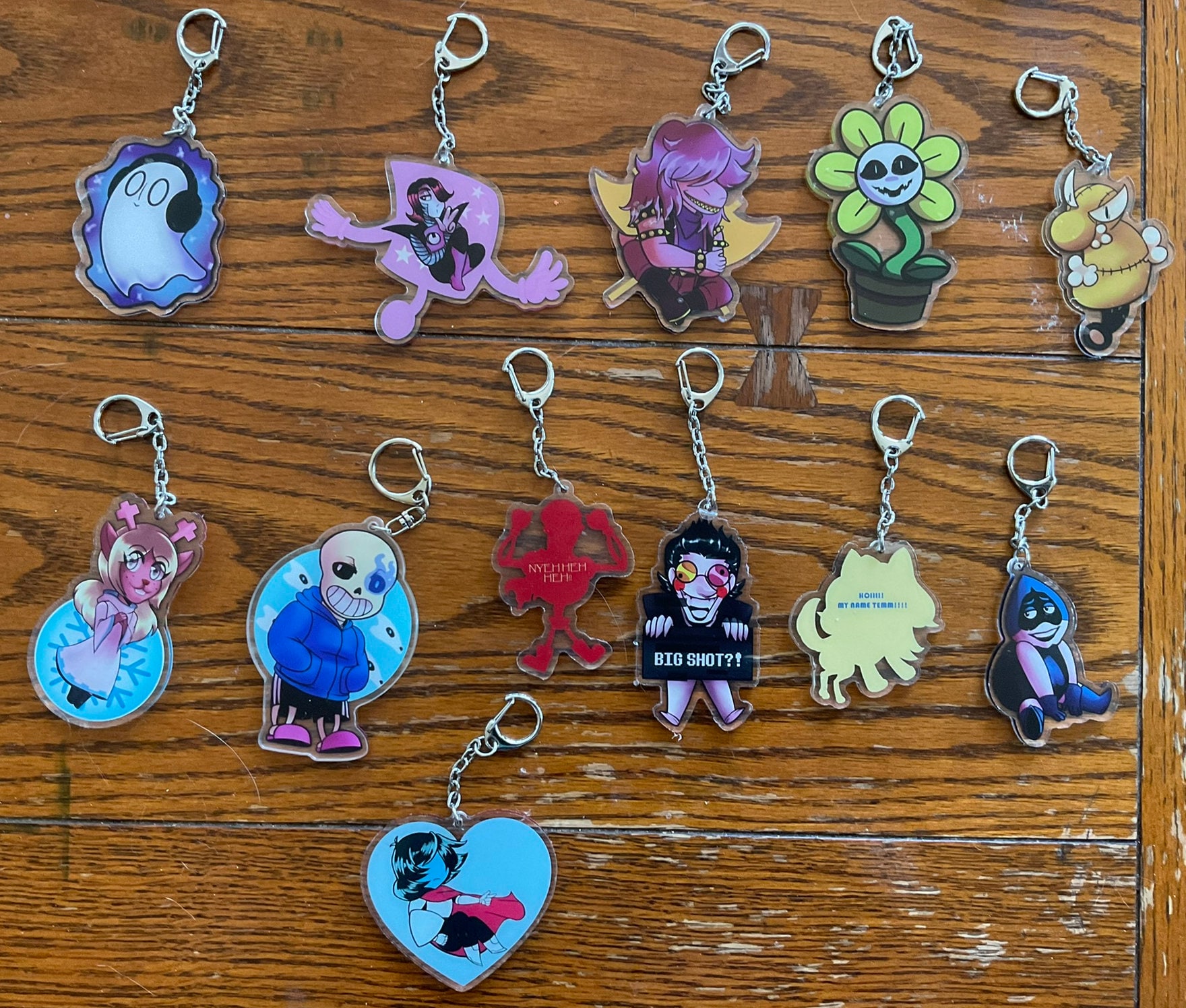 Undertale and Delta Rune Double Sided Charms - Etsy