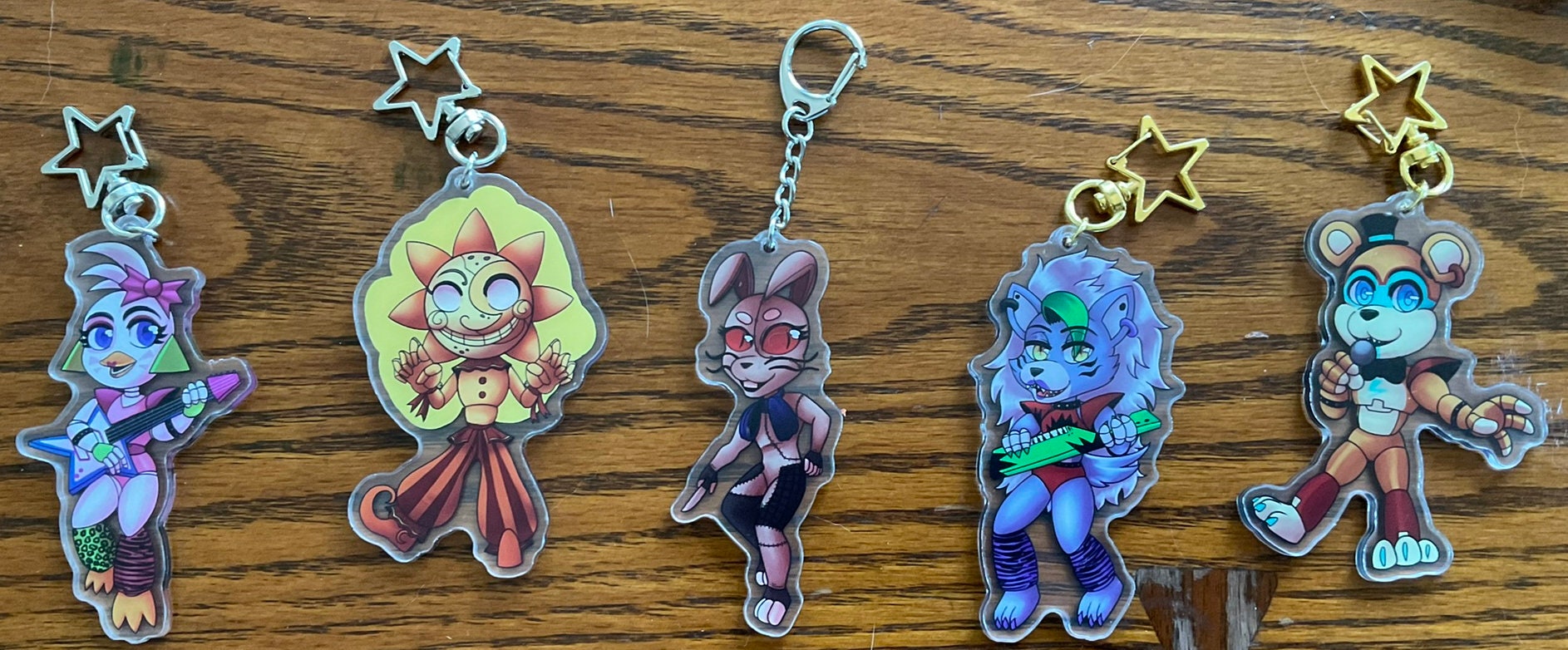 FNAF Security Breach Double Sided Keychain - Etsy UK