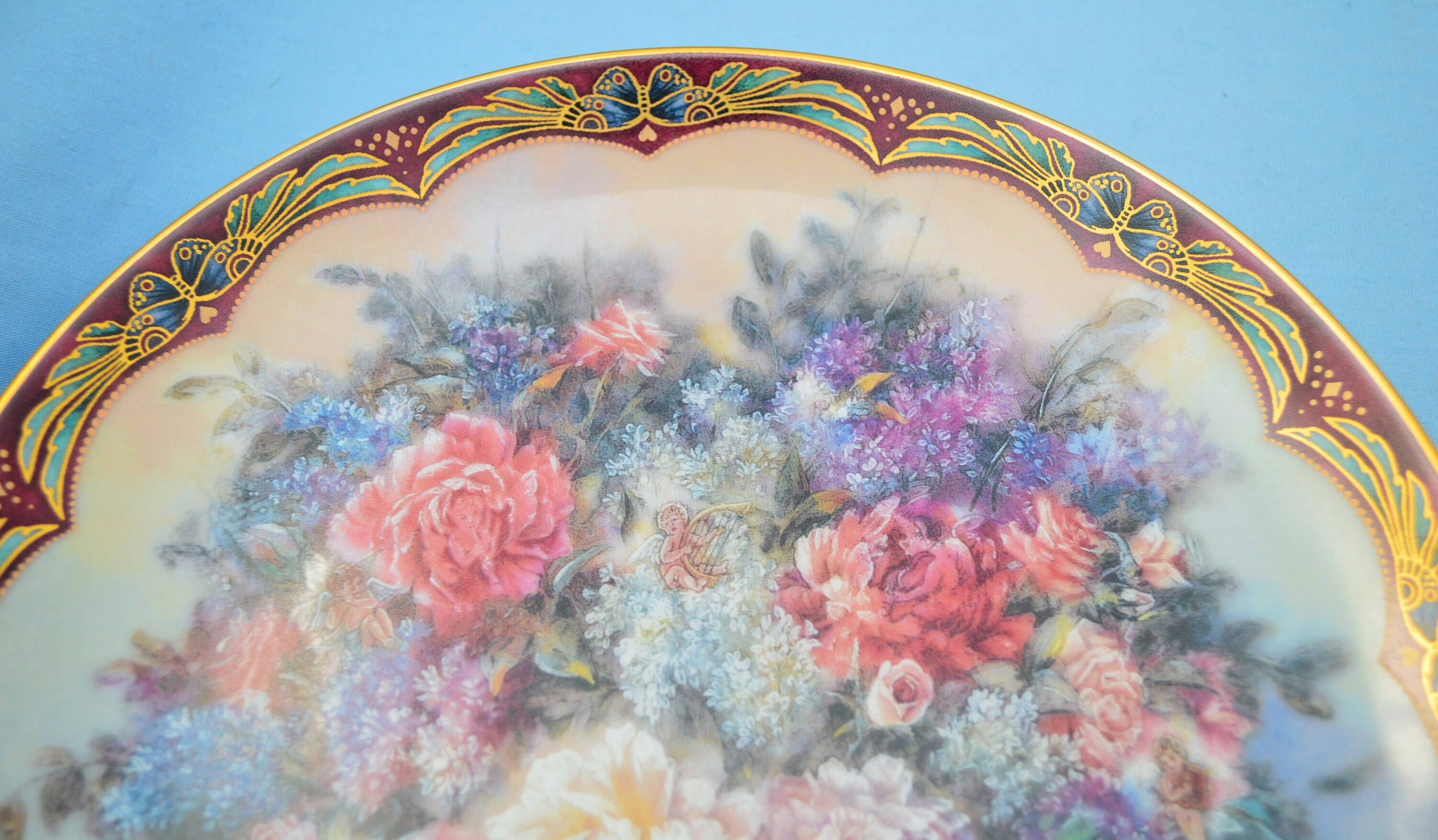 Lena Liu Bradex Collectible Plate With Flowers magic Makers - Etsy