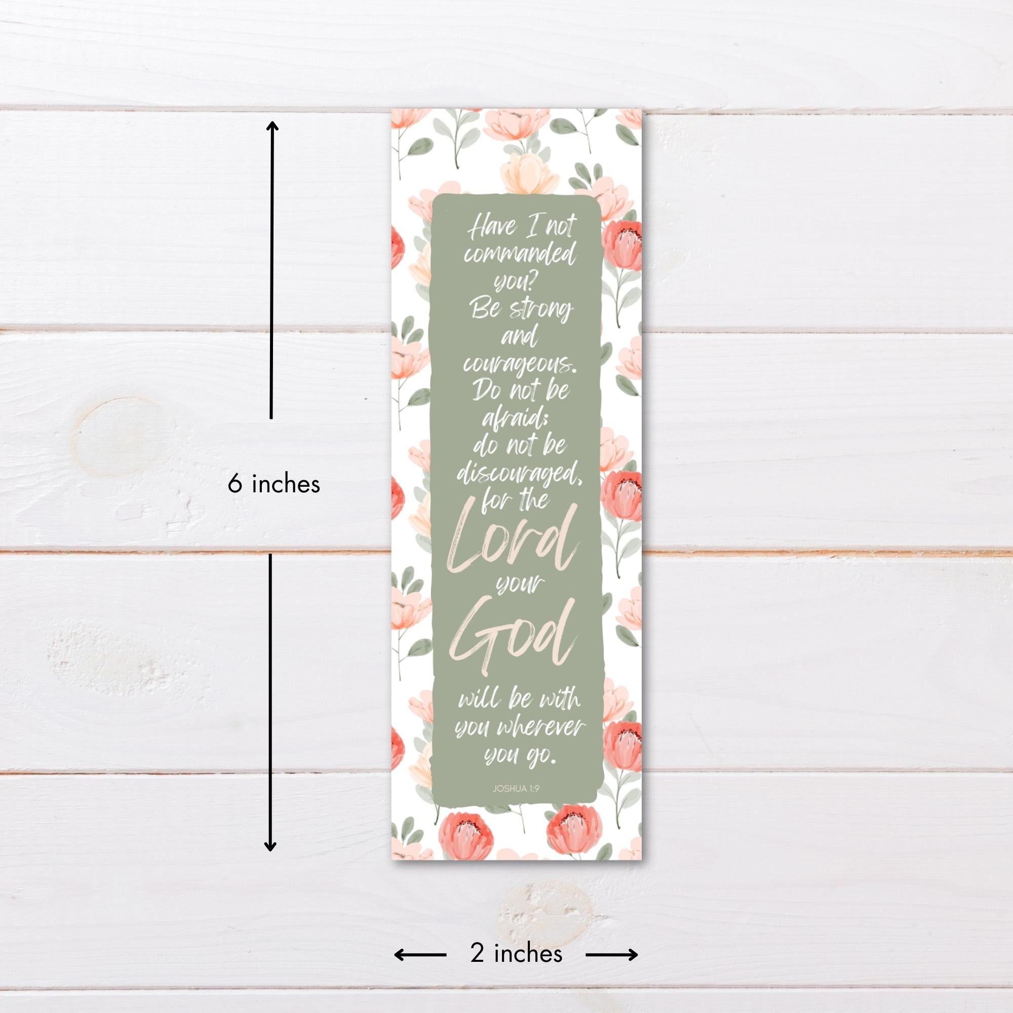 Printable Bible Verse Bookmark Set Digital Bookmark Bundle Scripture ...