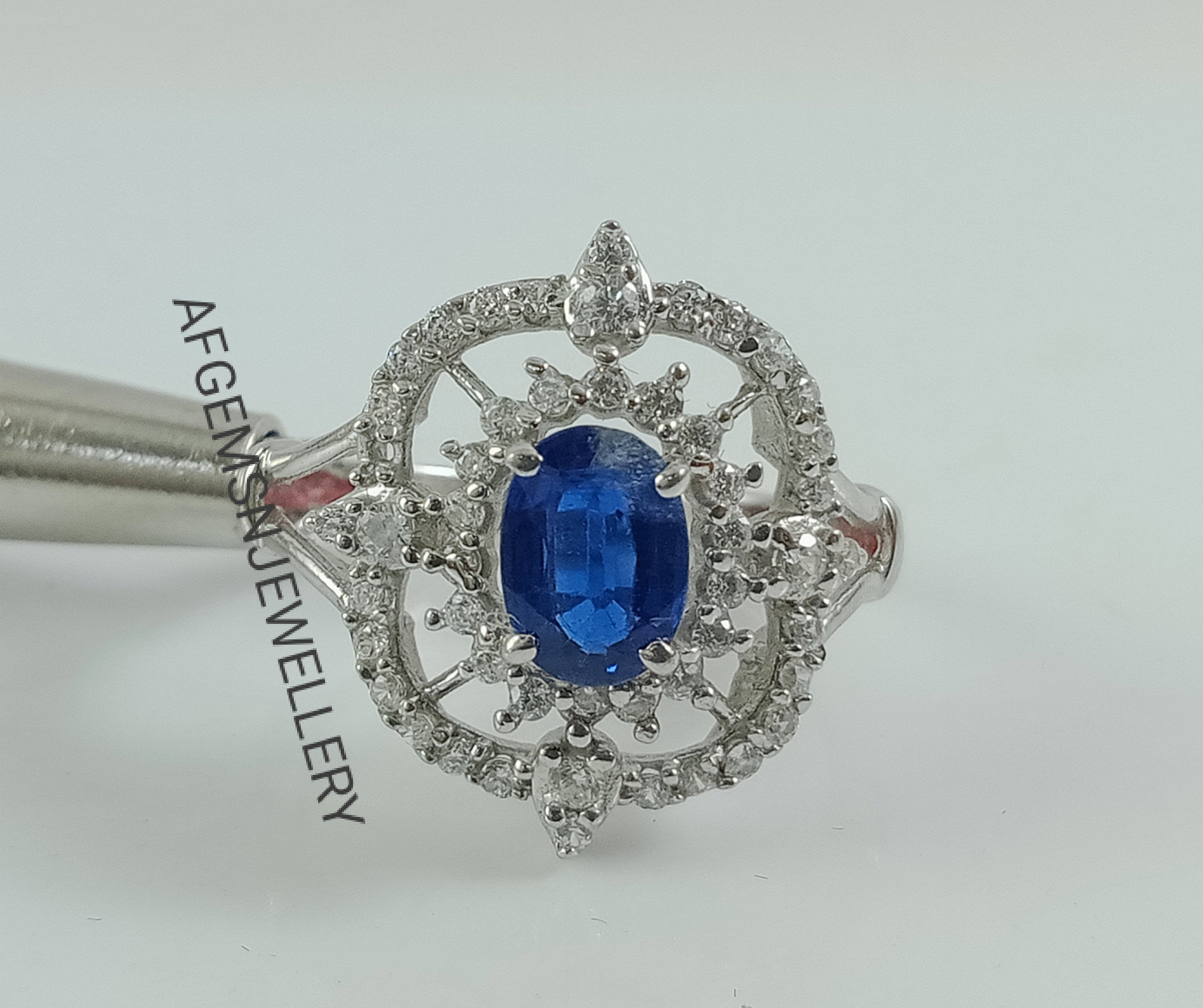 Unique Kyanite Ring-925 Sterling Silver Ring-Engagement | Etsy