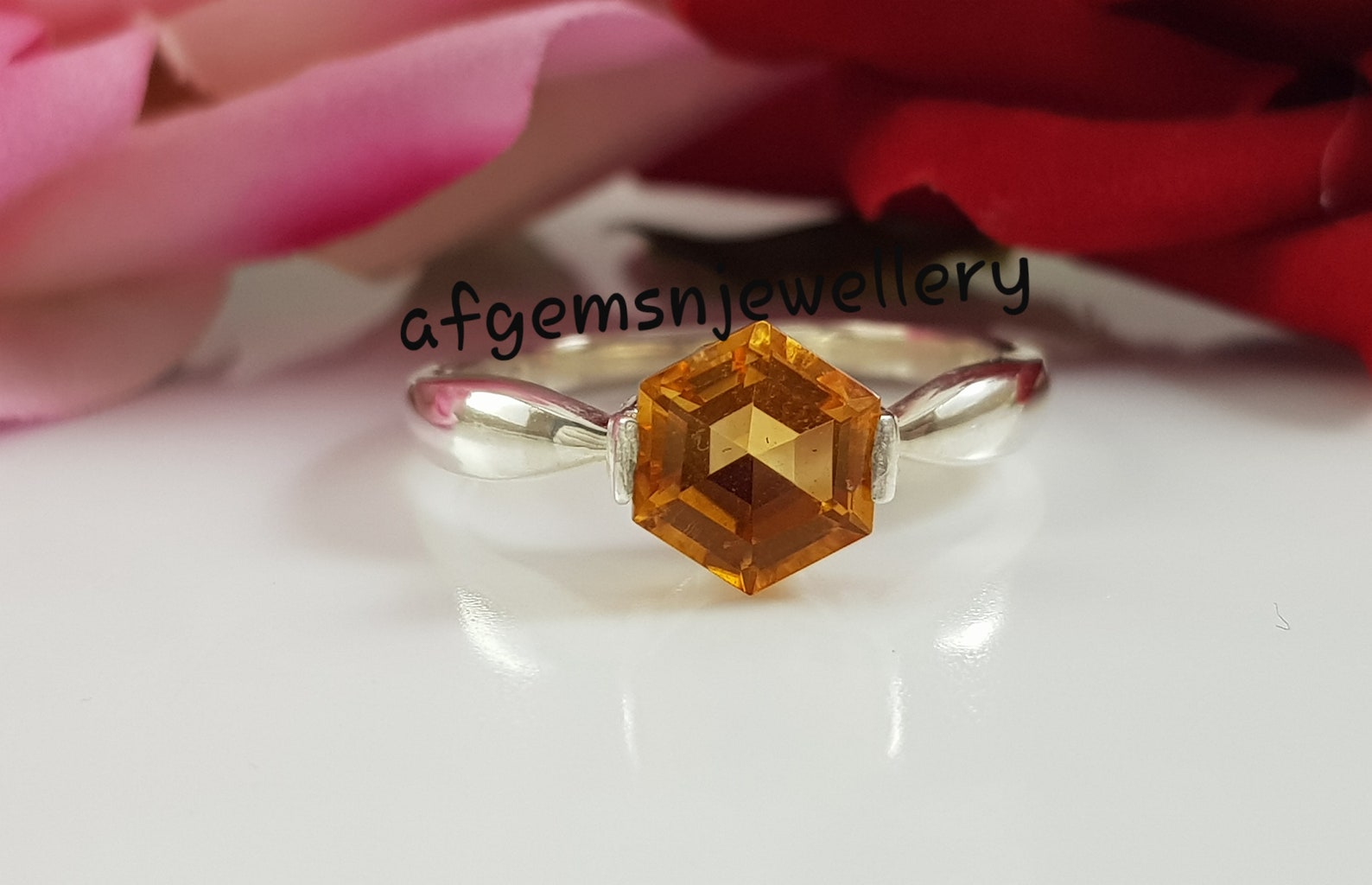 Engagement Golden Topaz Ring-November Birthstone Yellow Topaz | Etsy