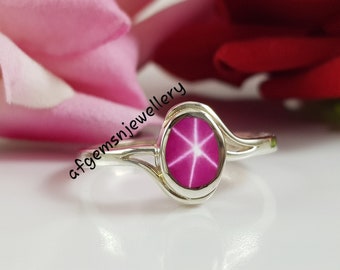 Star Ruby Ring - Etsy