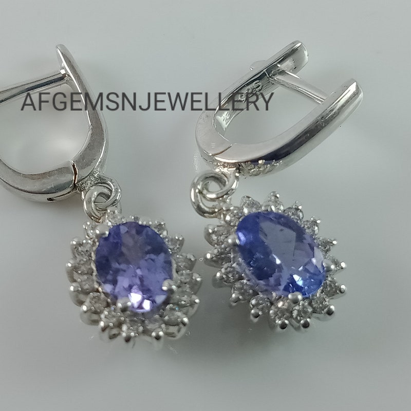 Tanzanite Earrings - Etsy
