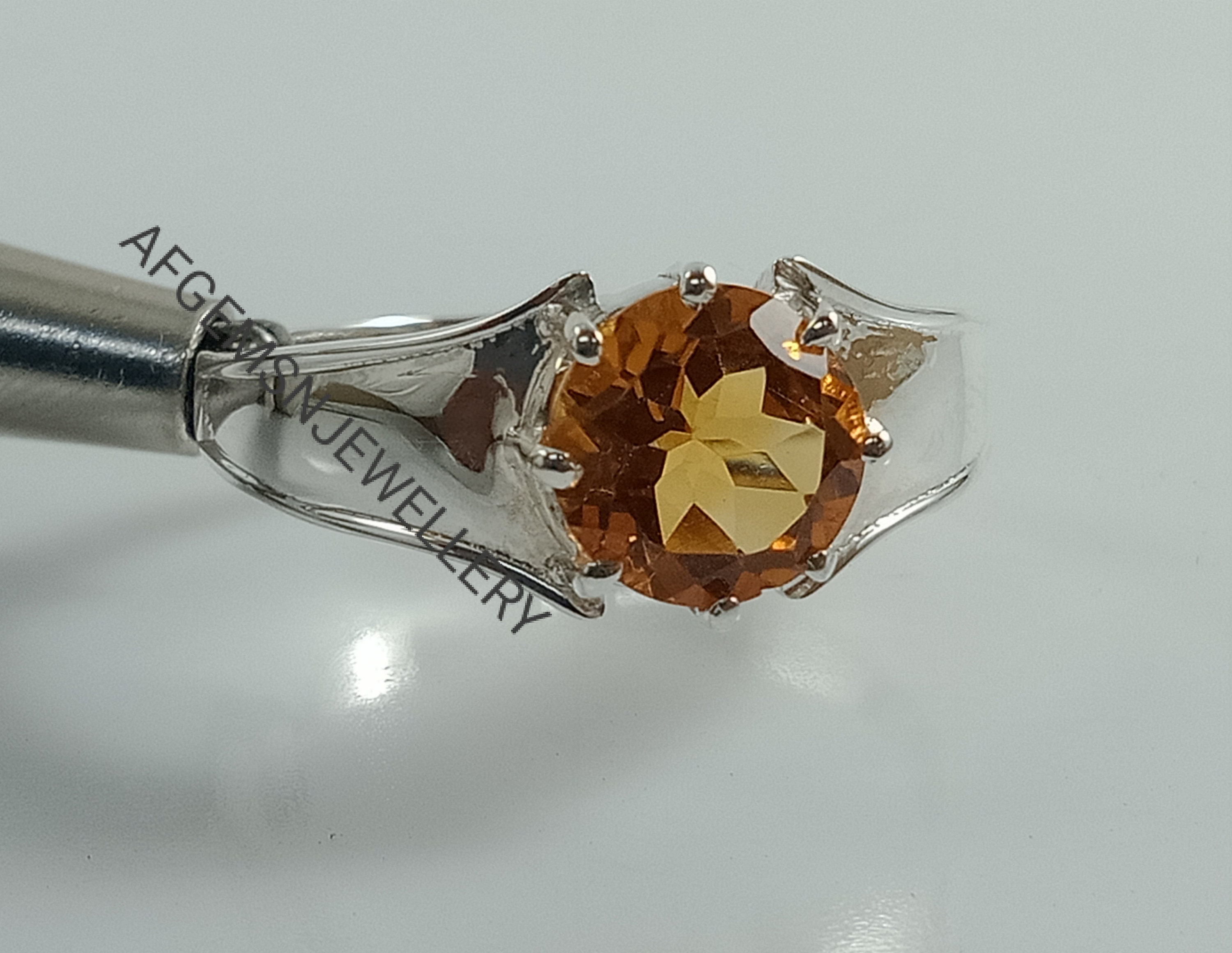 Men Yellow Topaz Ring-natural Golden Topaz Ring-925 Sterling - Etsy