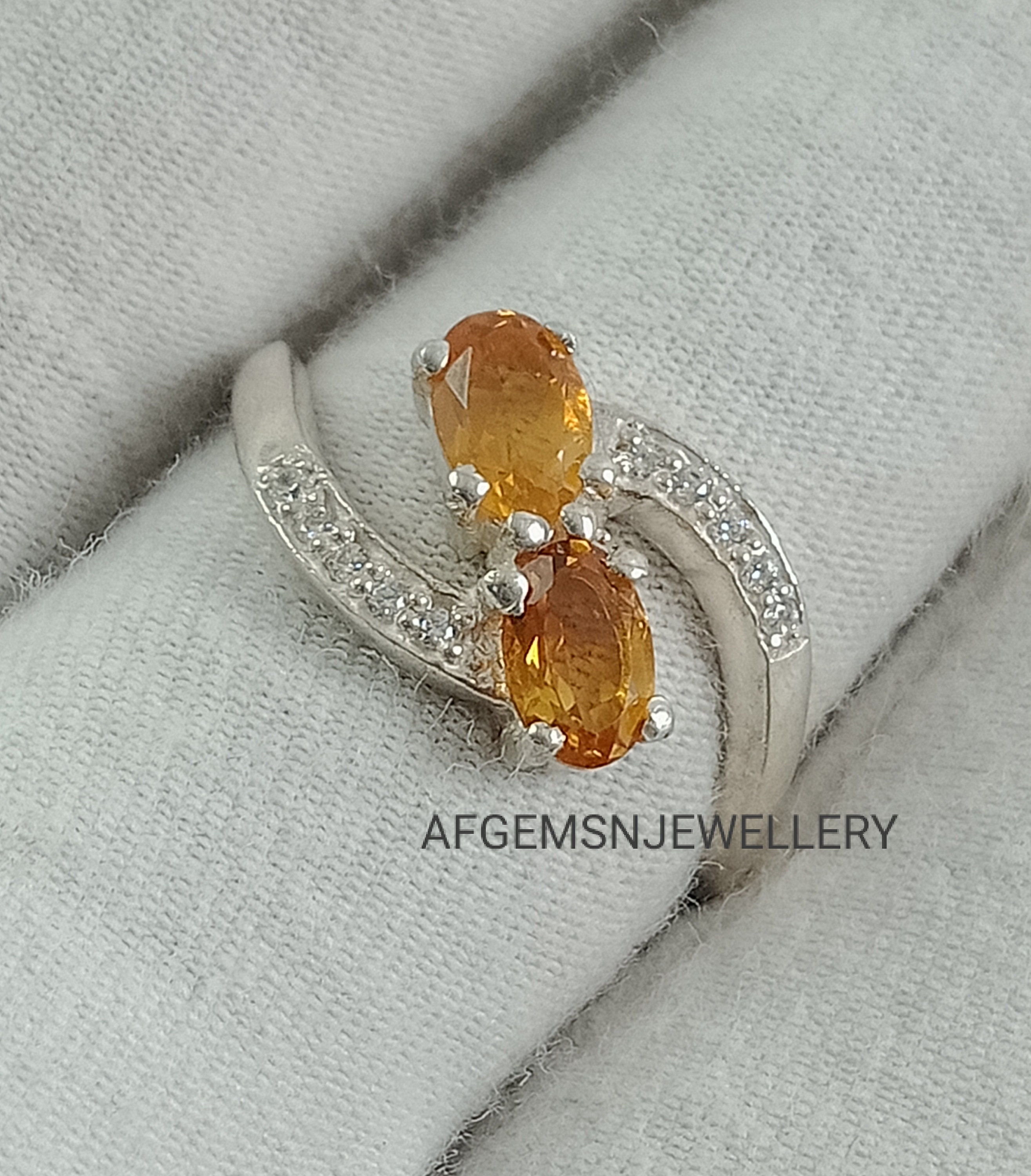 Yellow Topaz Ring-november Birthstone Ring-natural Golden - Etsy UK
