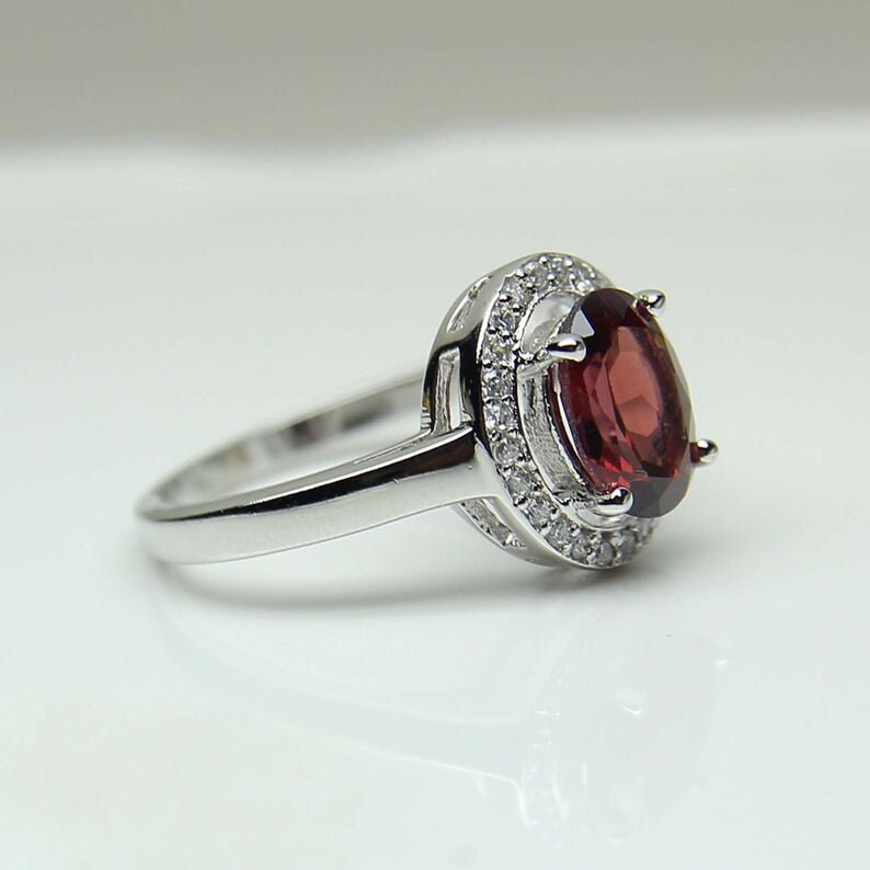 January Birthstones Ring-Original Garnet Ring-Vintage Garnet | Etsy