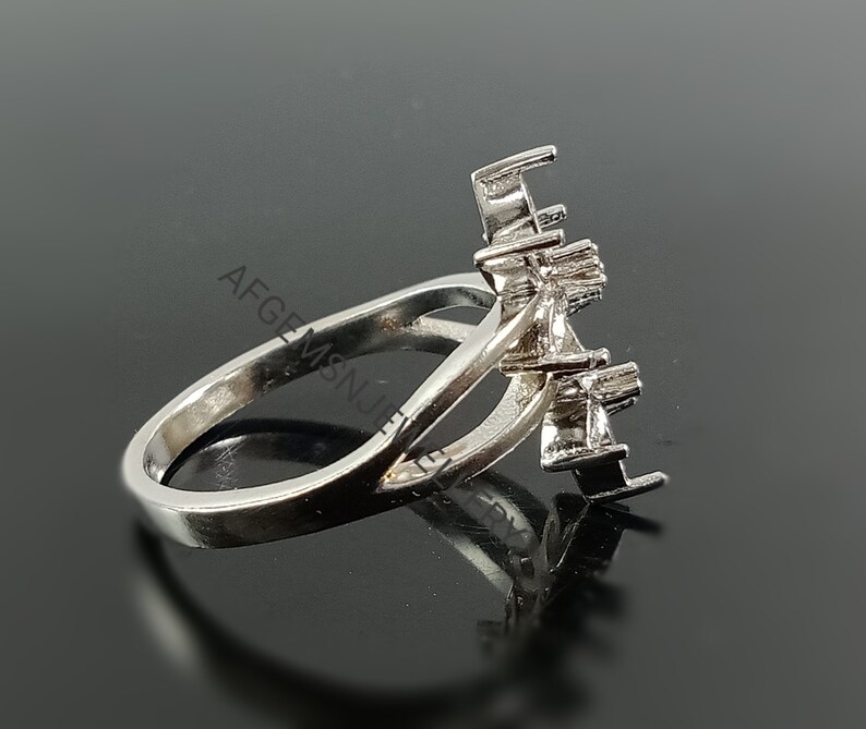 2X4 MM Marquise Semi Mount Ring-without Stone Ring-promise Ring-women ...