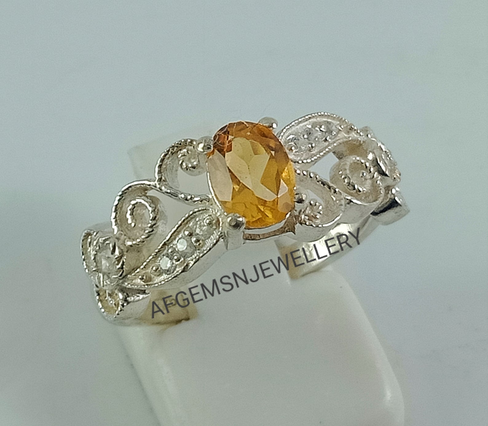 Unique Yellow Topaz Ring-925 Silver Ring-golden Topaz - Etsy