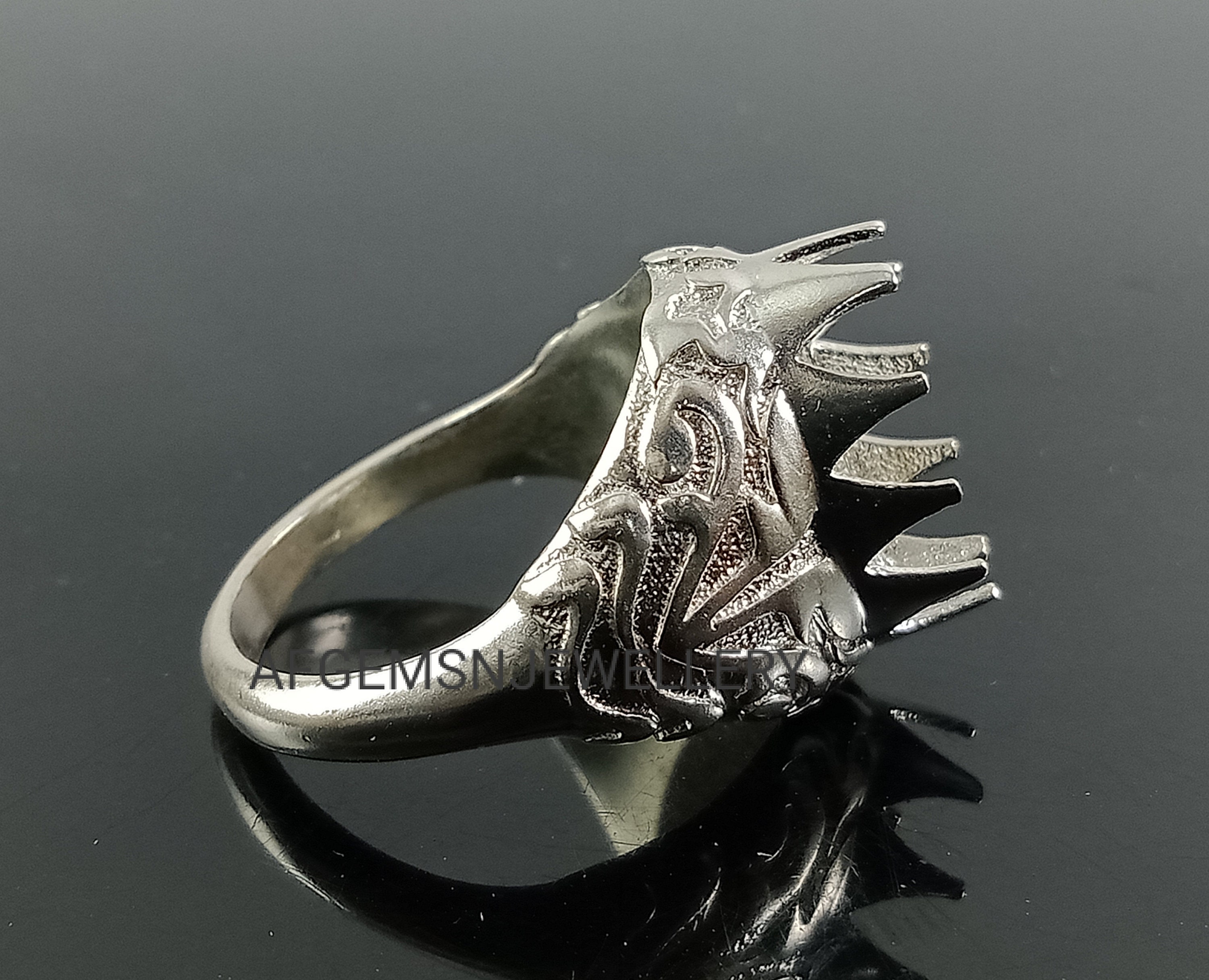 10X14MM Oval Semi Mount Ring-men Mount Ring-without Stone Ring-men Ring ...
