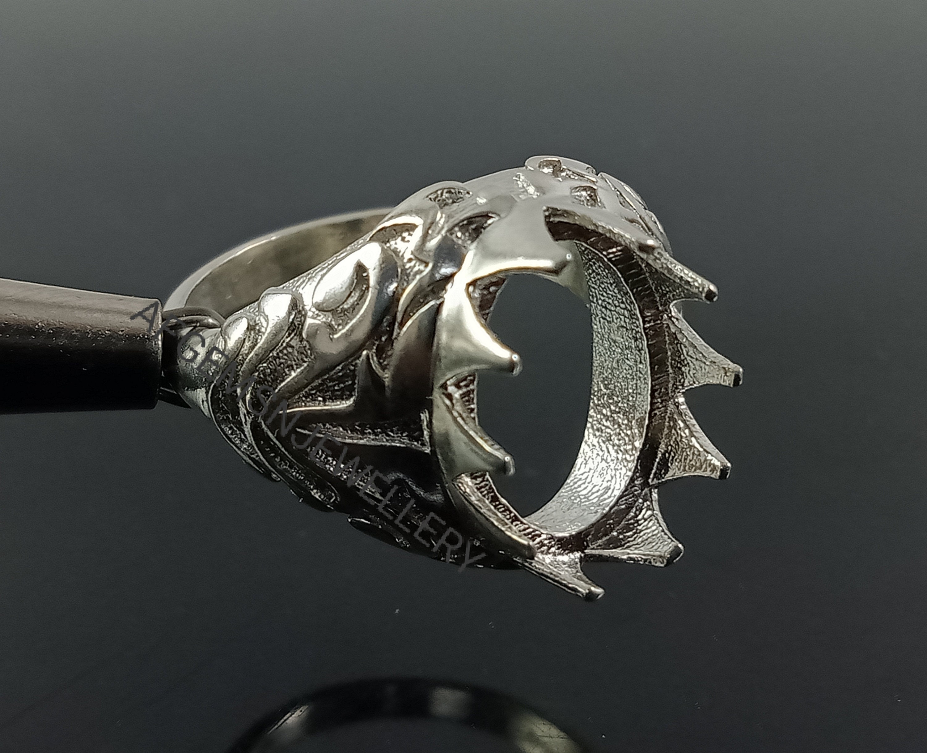 10X14MM Oval Semi Mount Ring-men Mount Ring-without Stone - Etsy