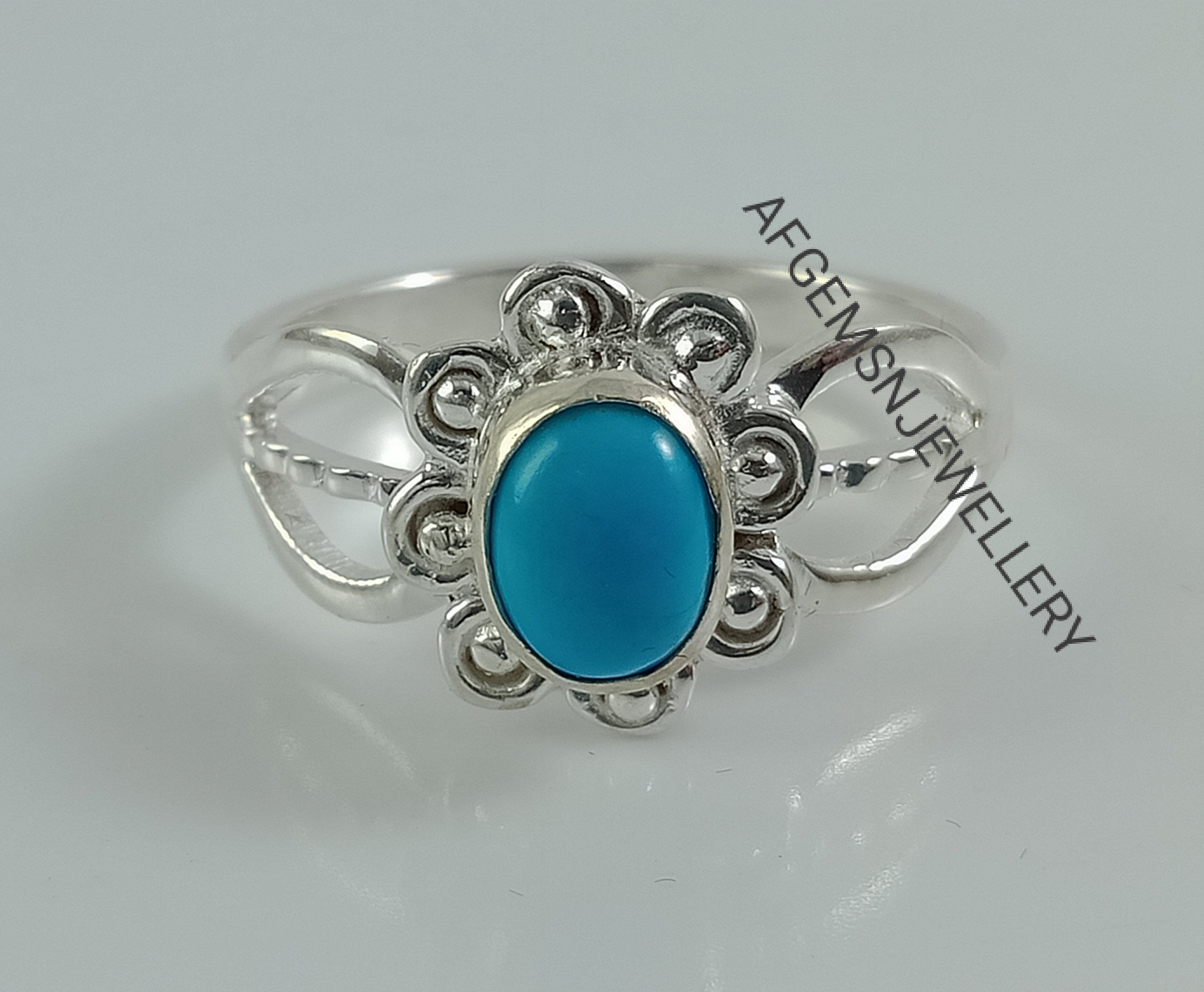 Unique Turquoise Ring-Turquoise Ring-Women Ring-925 Sterling | Etsy