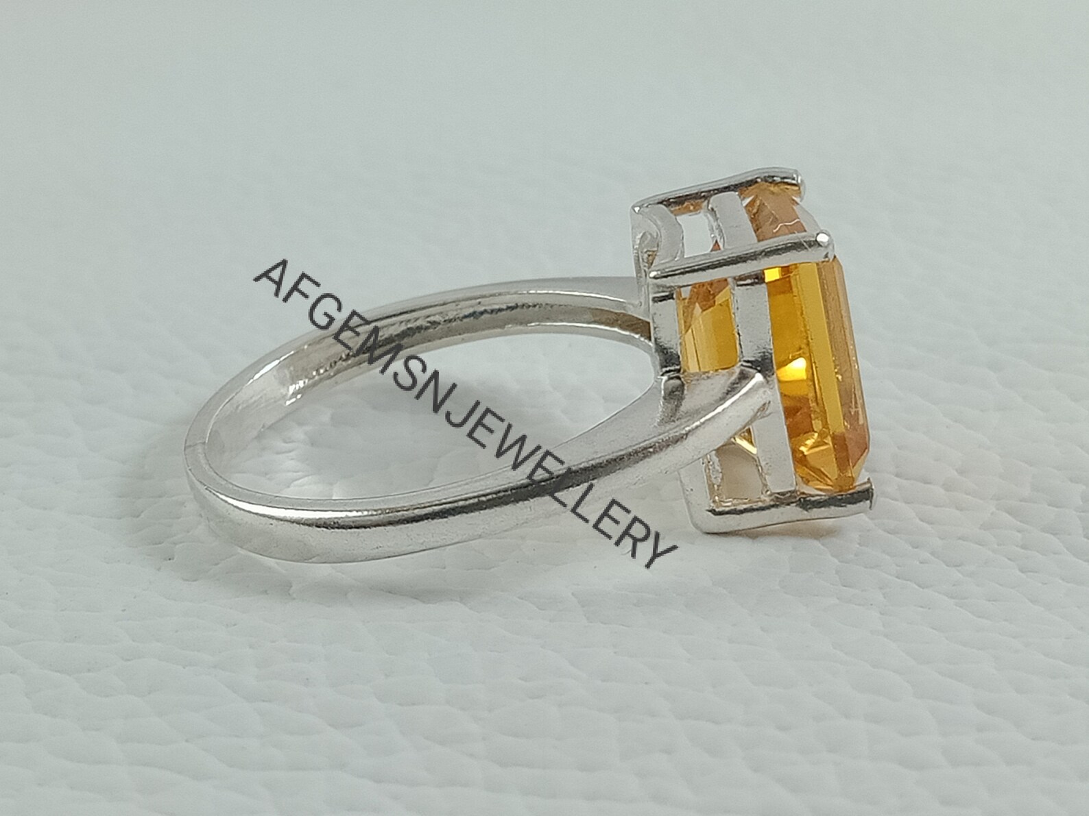 November Birthstone Yellow Topaz Ring-natural Golden Topaz - Etsy