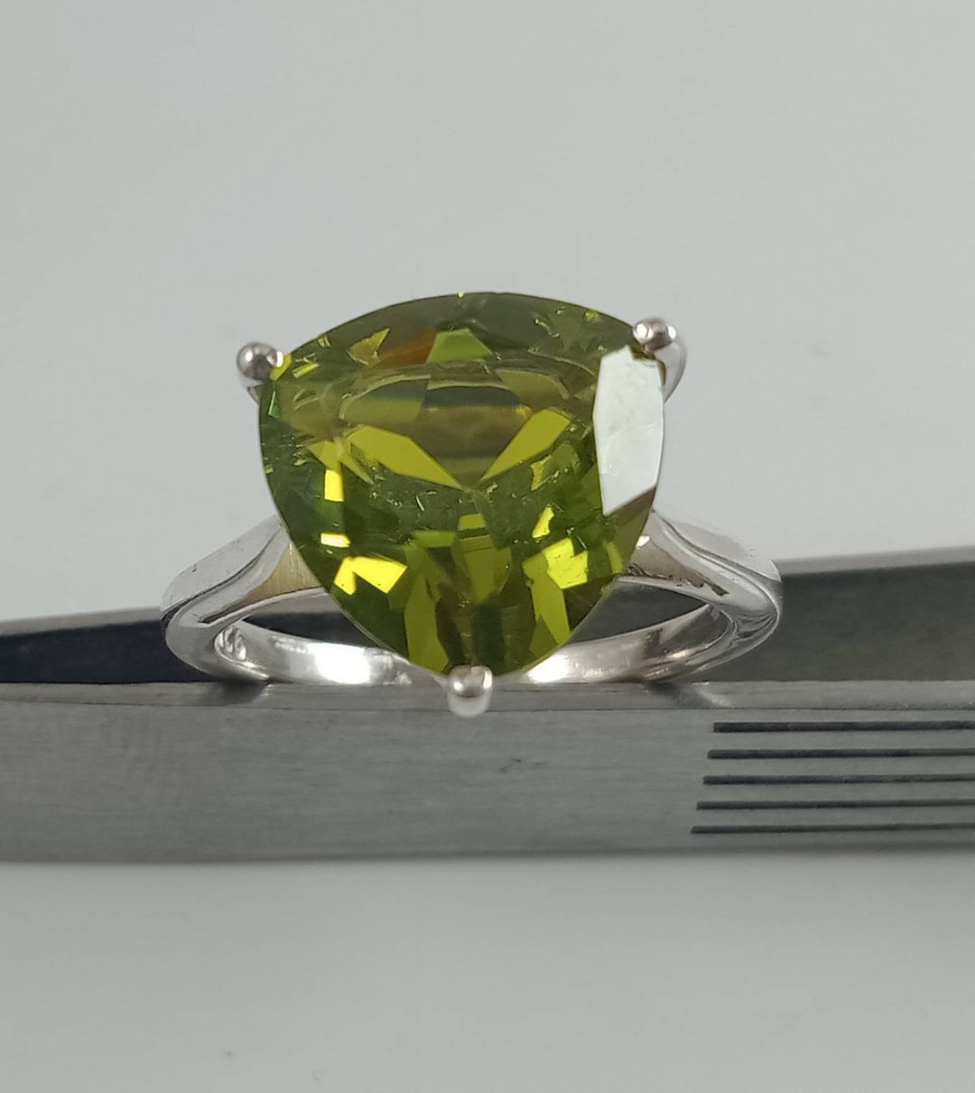 Trillion Zultanite Ring-seven Color Changing Ring-925 Silver Ring ...