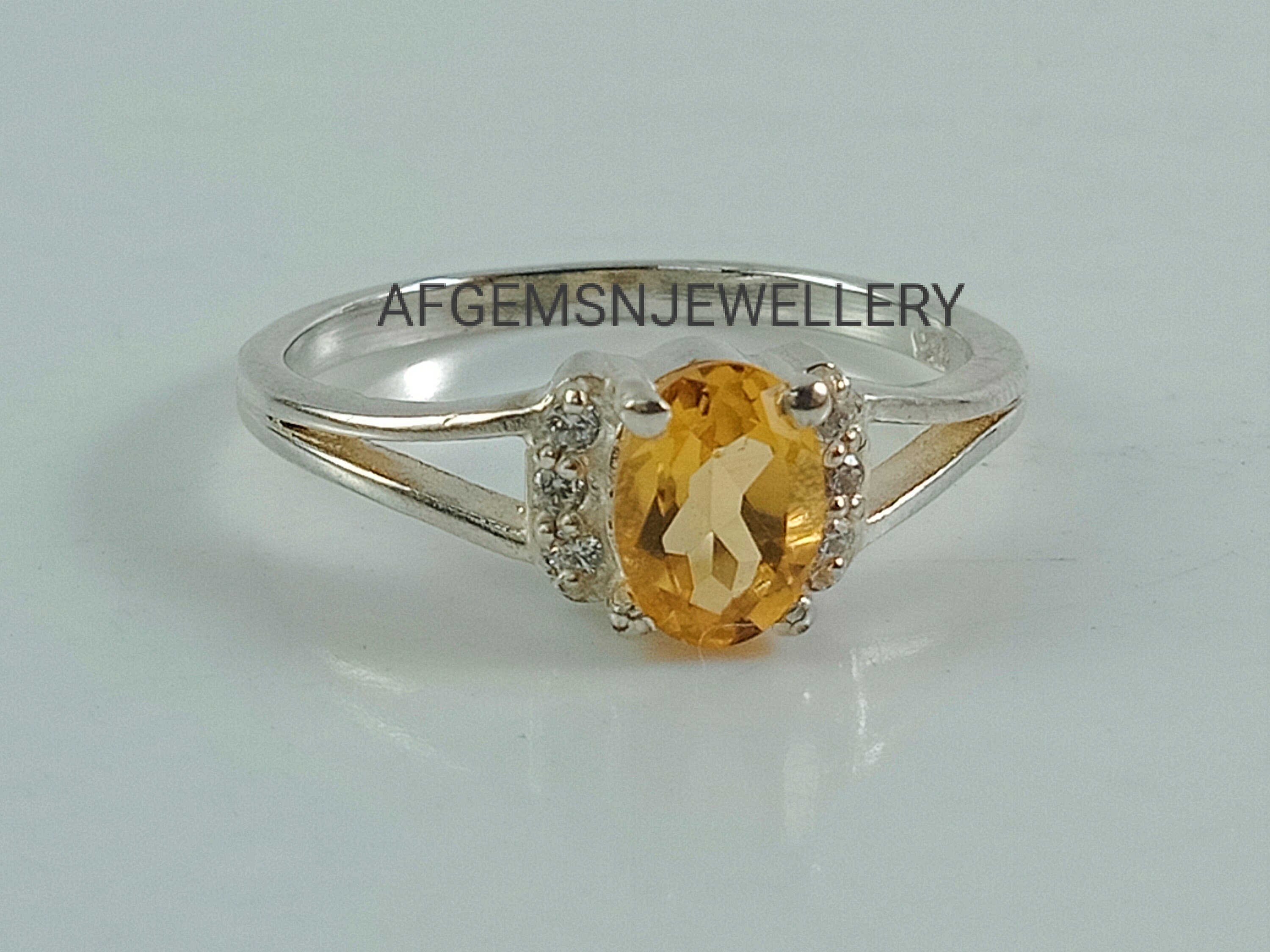 Yellow Topaz Ring-Natural Golden Topaz Ring-925 Sterling | Etsy