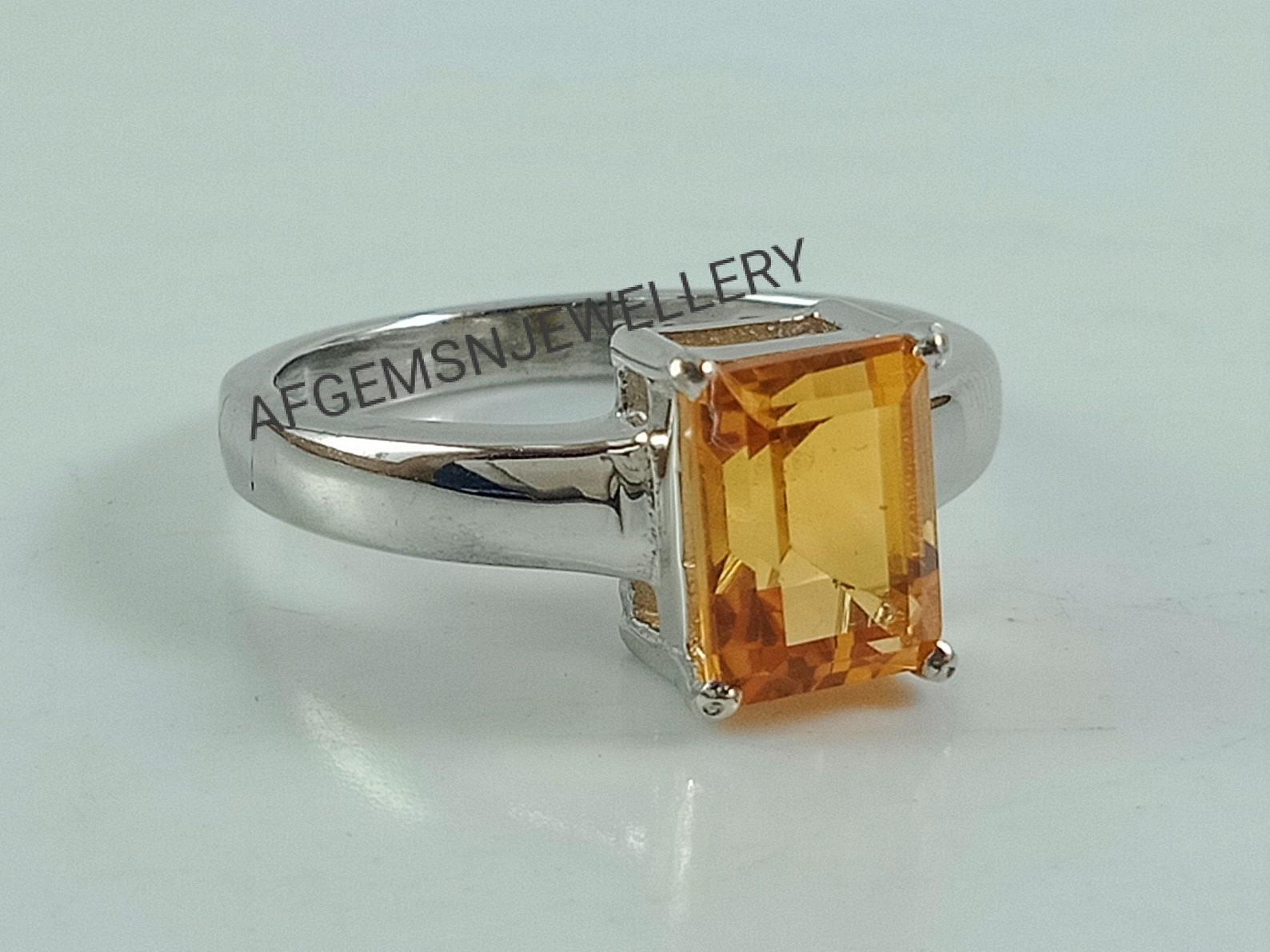 Golden Topaz Ring-yellow Topaz Ring-vintage Ring-birthstone - Etsy