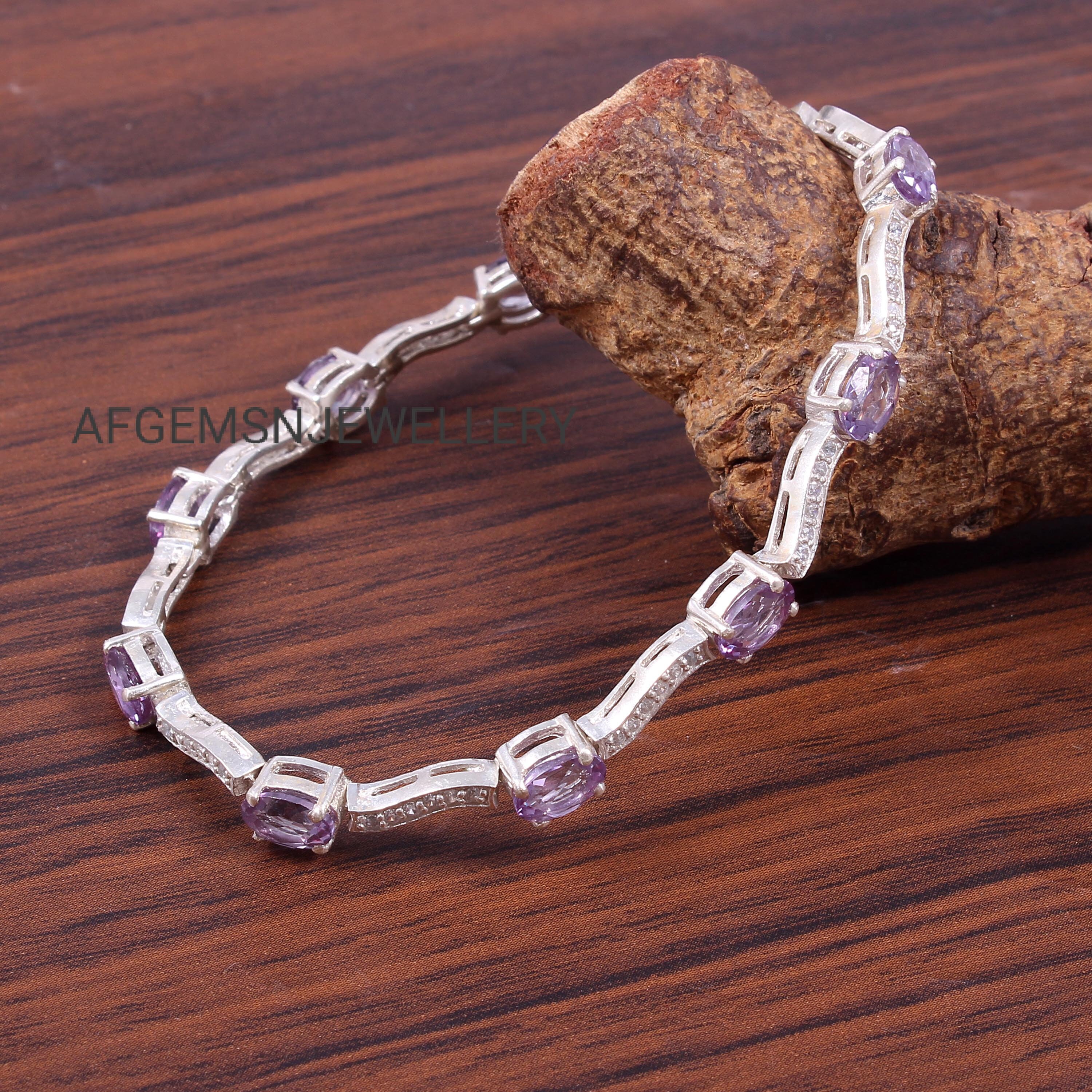 Engagement Bracelet-alexandrite Bracelet-color Changing Gemstone ...