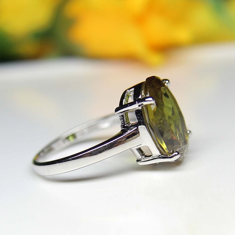 Zultanite Gemstone Ring-statement Ring-unique Ring-seven - Etsy