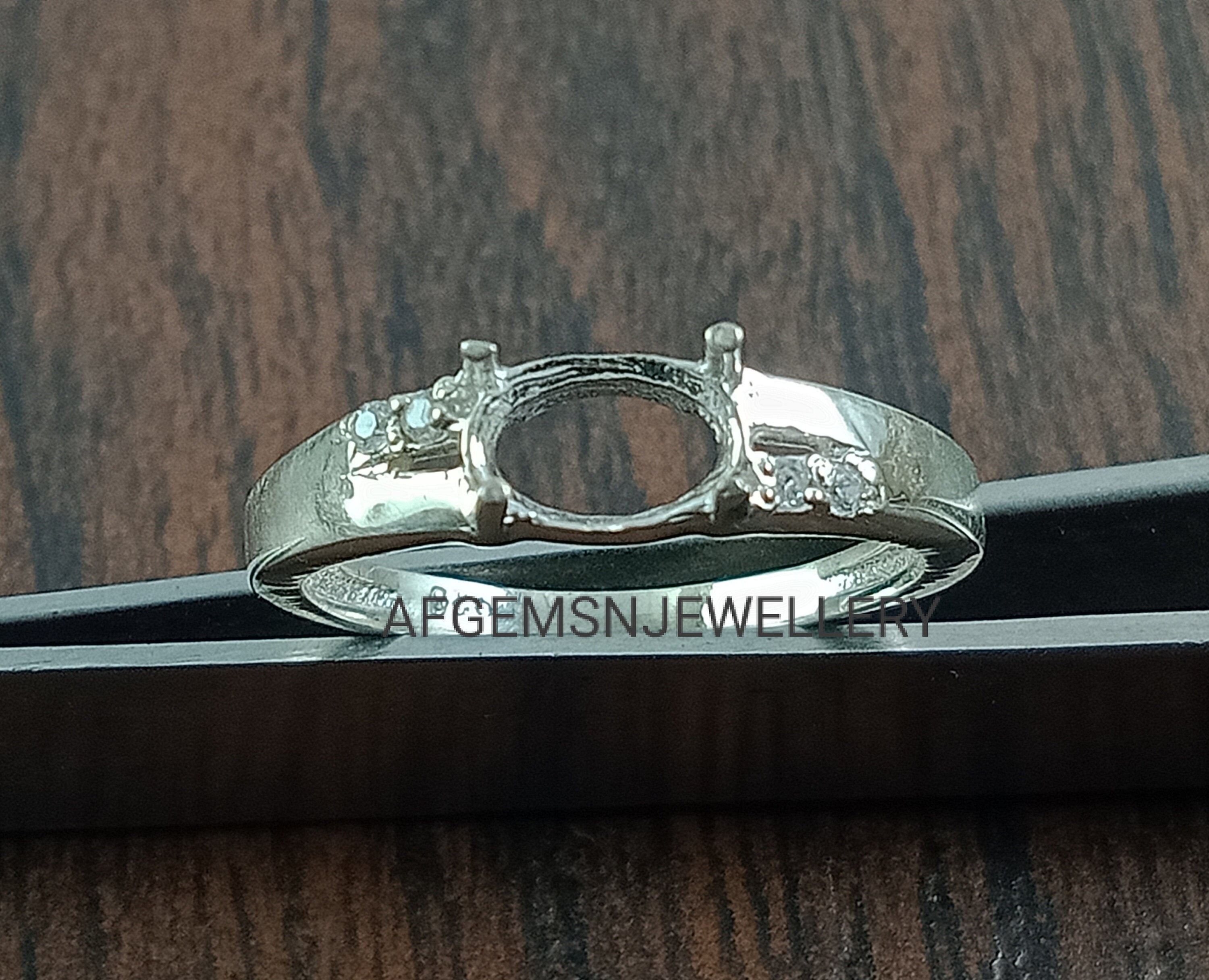 925 Sterling Silver Ring-unset Ring-7x5 MM Oval Semi Mount - Etsy UK