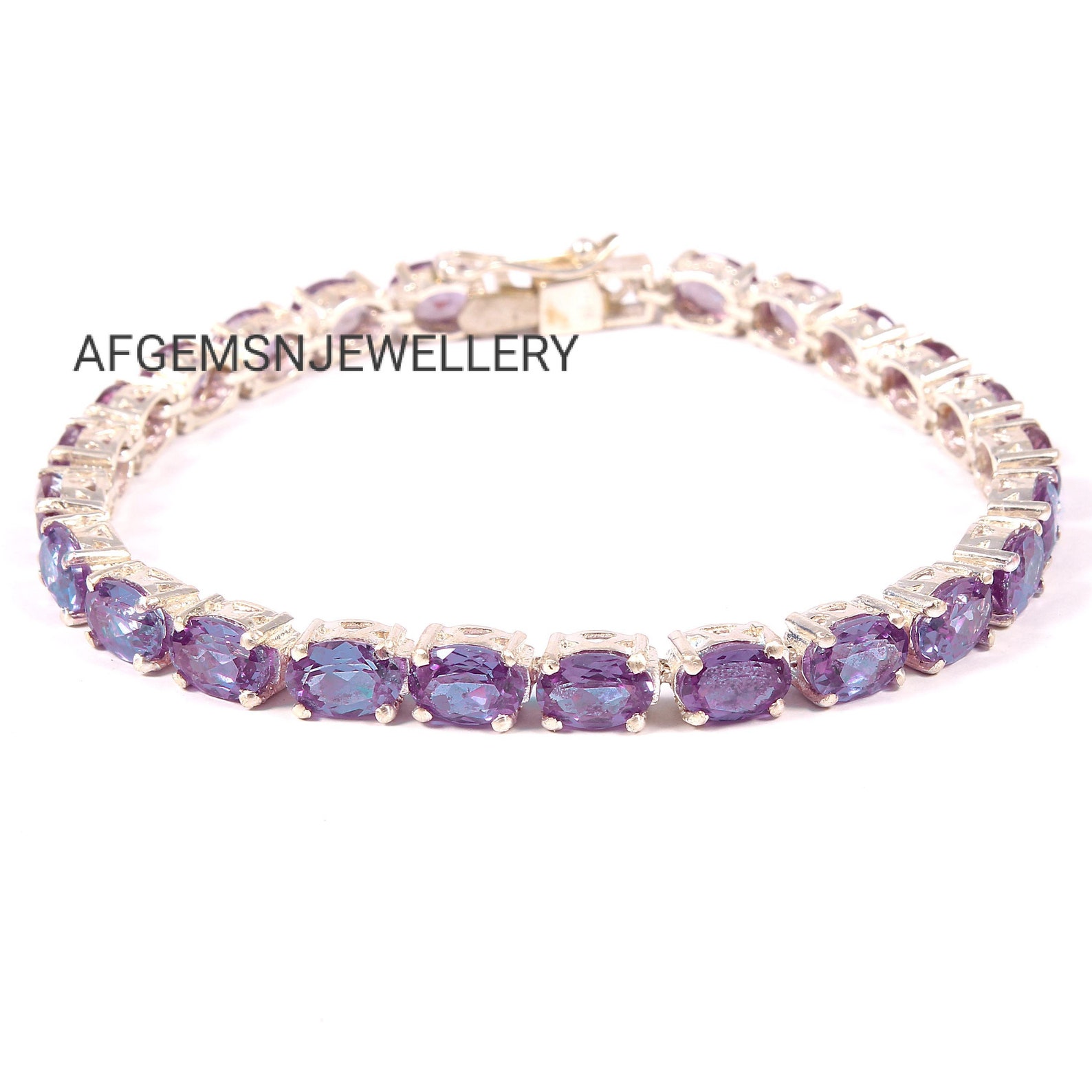 Alexandrite Bracelet-engagement Bracelet-color Changing Gemstone ...
