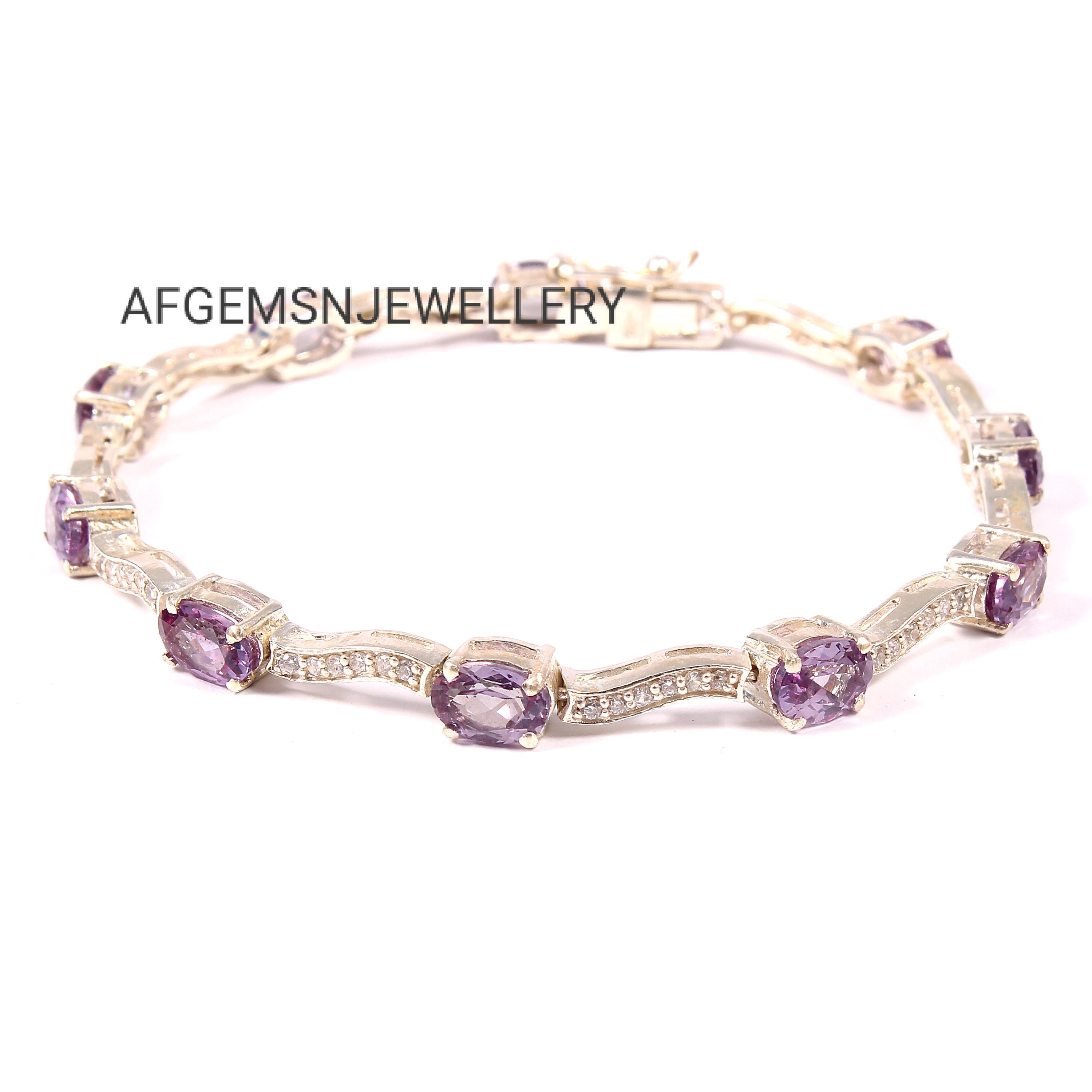 Engagement Bracelet-alexandrite Bracelet-color Changing Gemstone ...