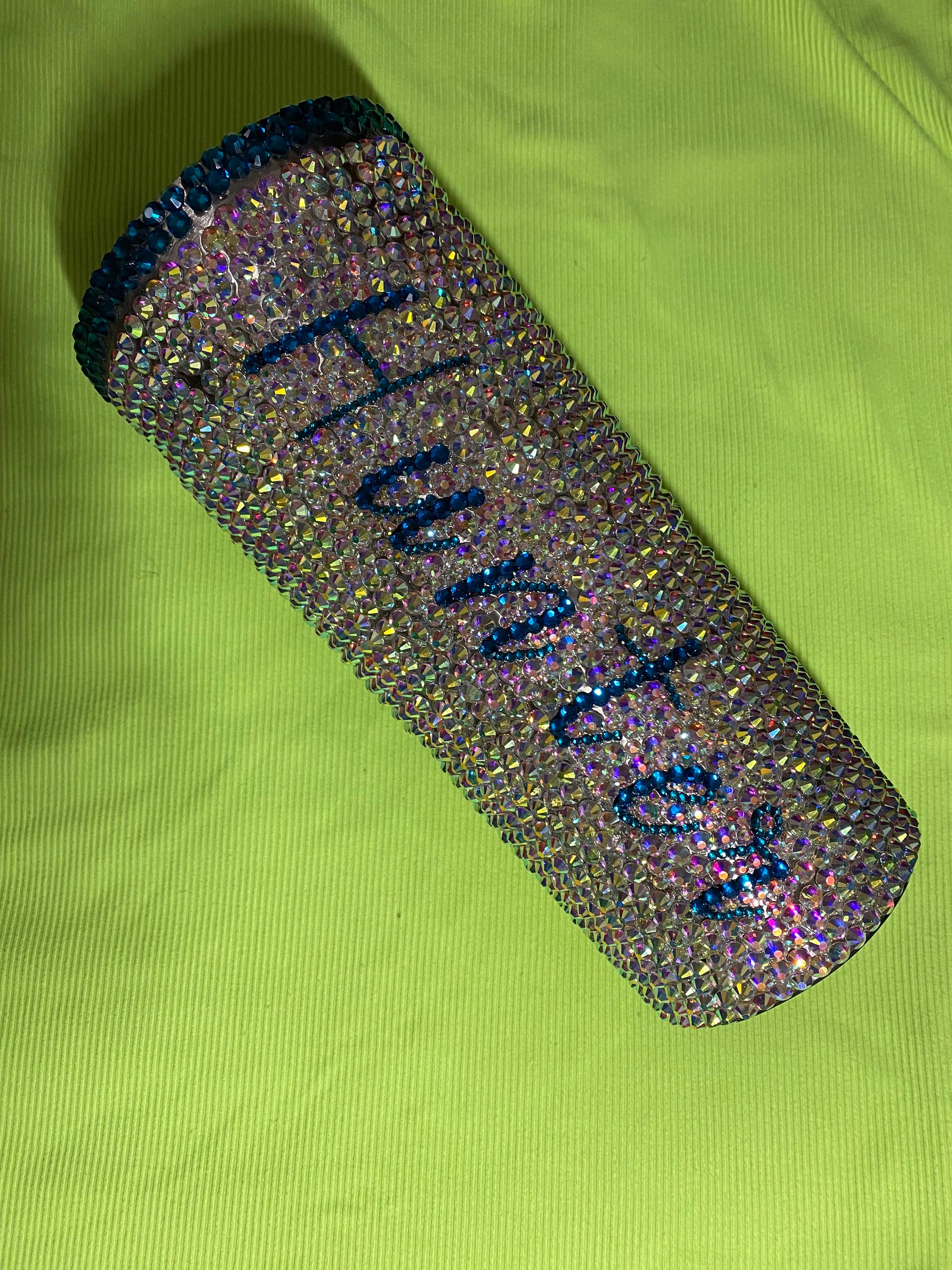 Rhinestone Custom Personalized Tumbler - Etsy