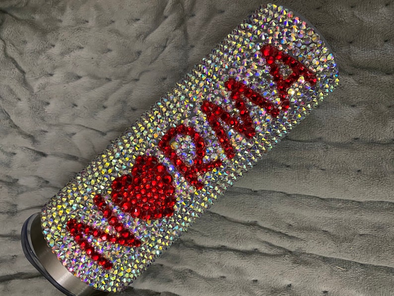 Rhinestone Custom Personalized Tumbler - Etsy