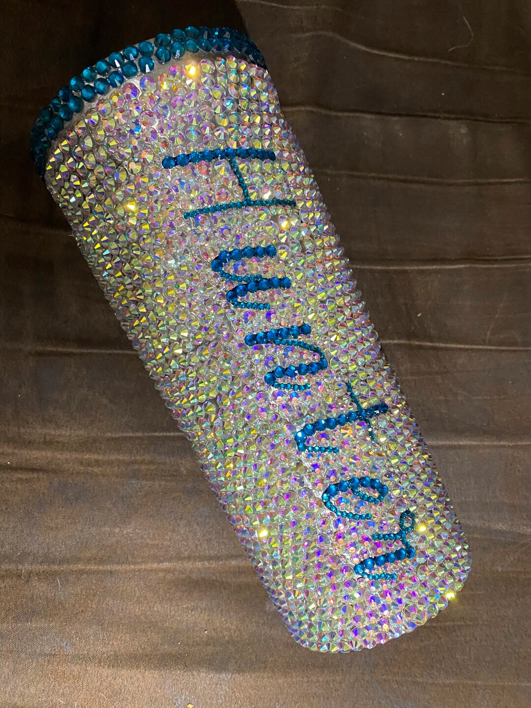 Rhinestone Custom Personalized Tumbler - Etsy