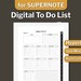To Do List for SUPERNOTE, to Do List Templates, Daily to Do List ...