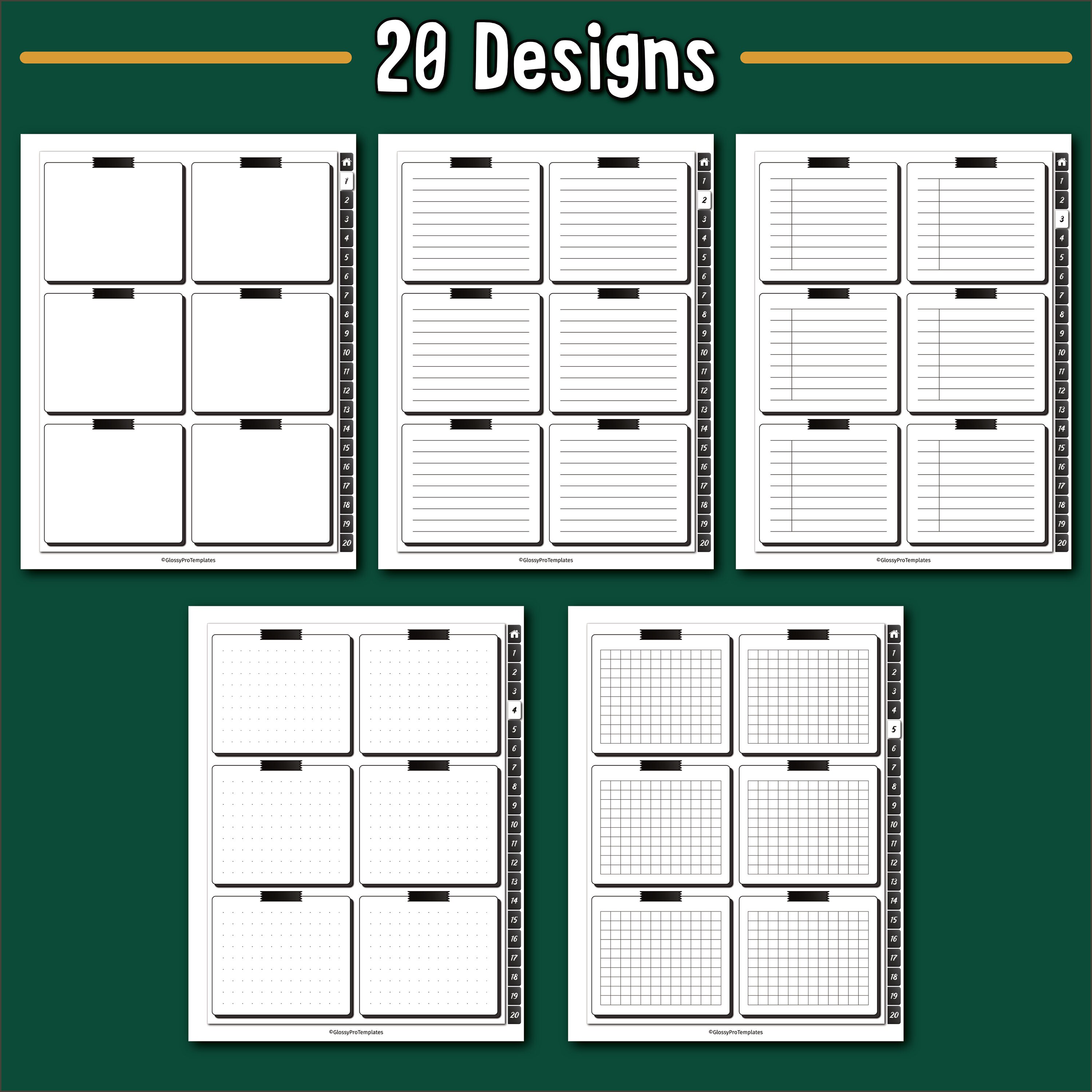 Custom Sticky Notes for Boox Note Air 3, Boox Note Air 3 Templates ...