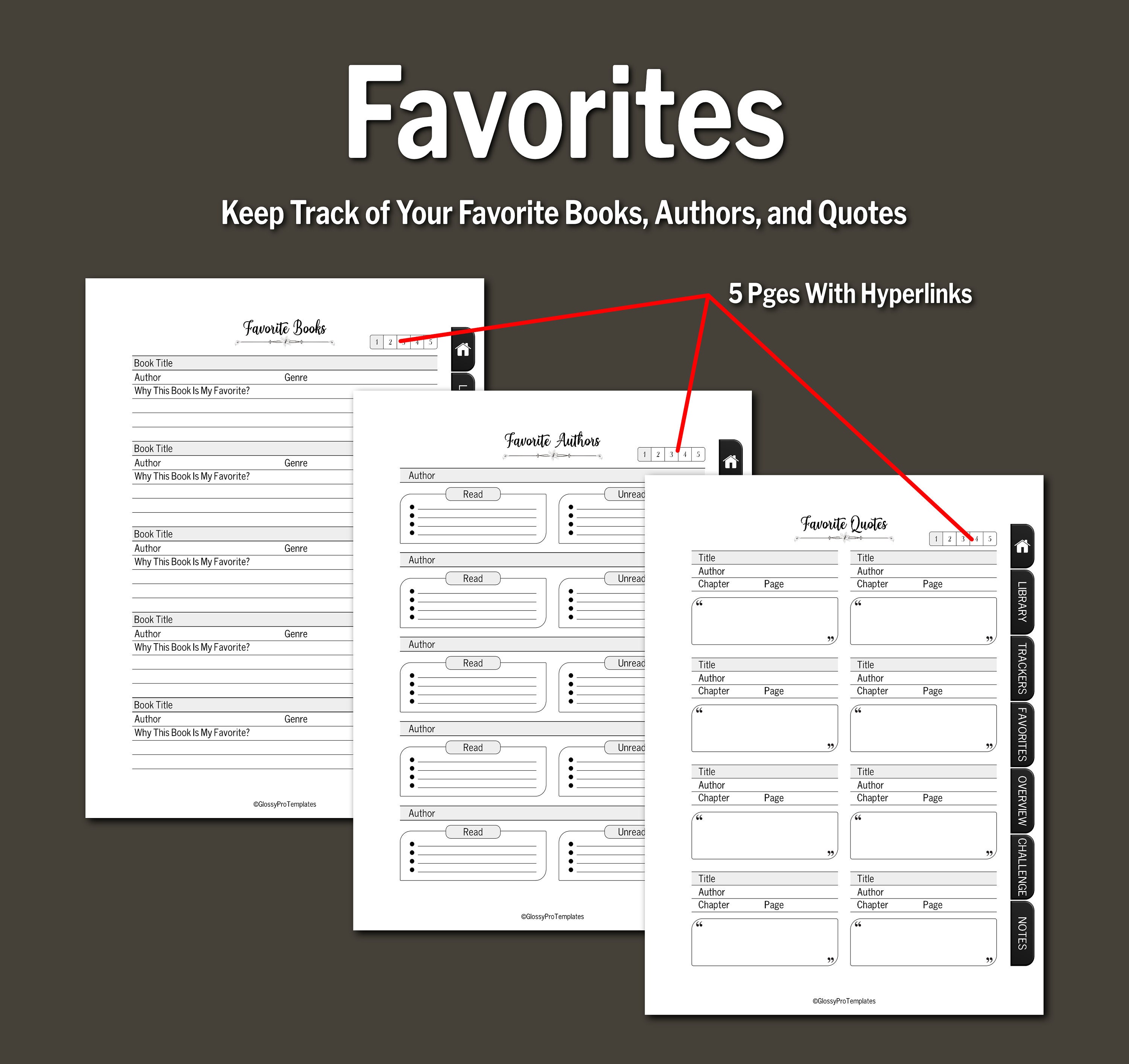 SUPERNOTE Reading Journal, Digital Reading Journal for Supernote ...