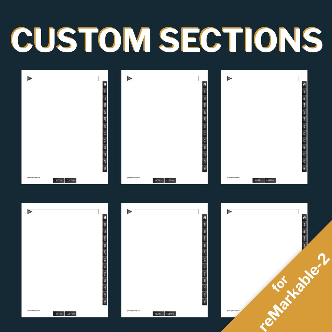 Remarkable-2 Habit Tracker Digital Habit Tracker Monthly - Etsy