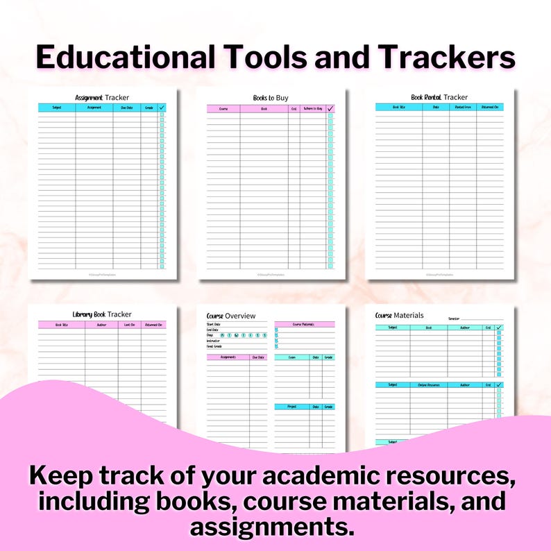 Ultimate Study Planner, Printable Study Planner, Academic Student ...