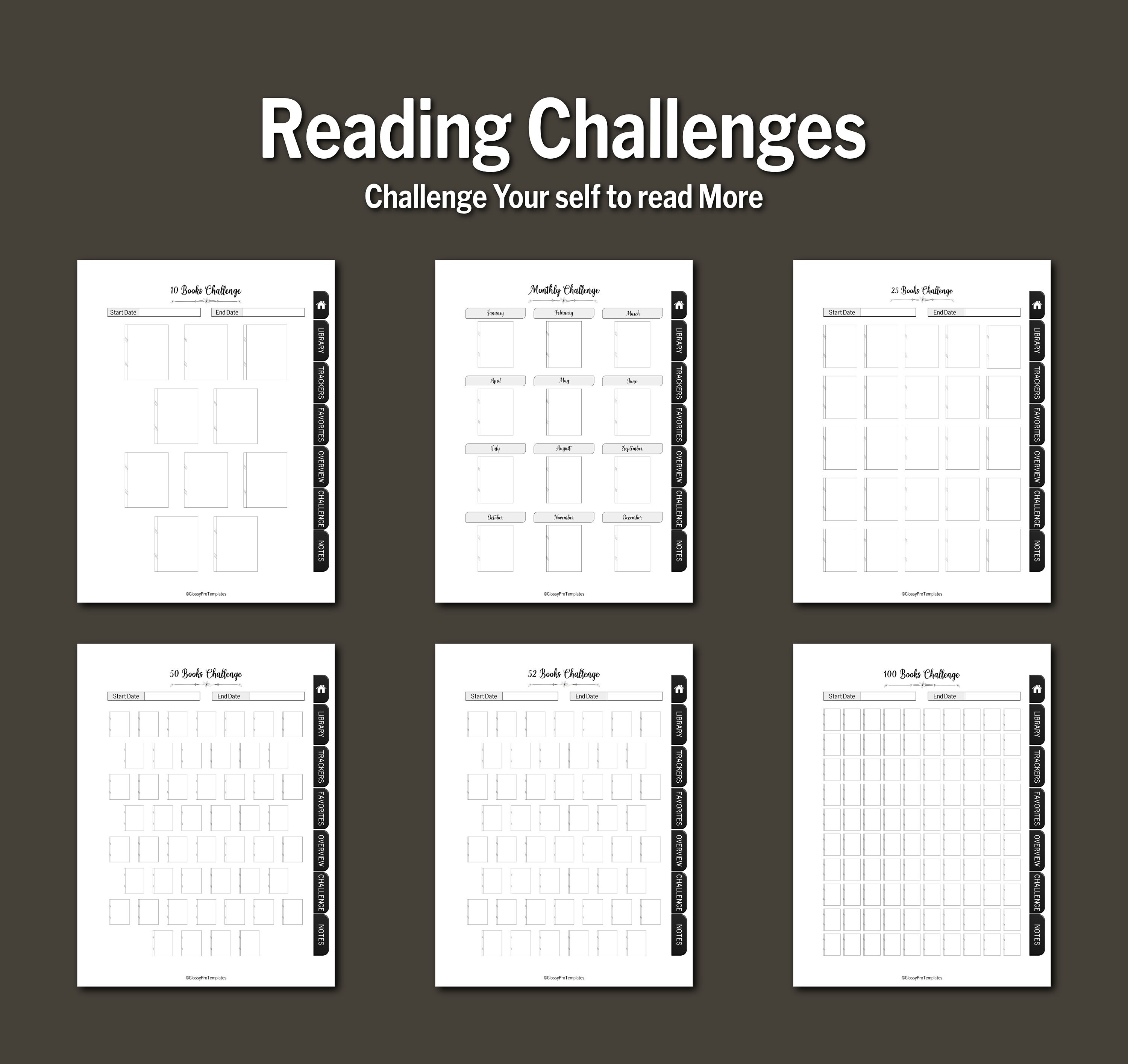 SUPERNOTE Reading Journal, Digital Reading Journal for Supernote ...