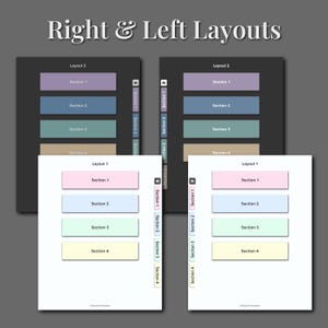 Digital Cornell Notes Template for Boox Note Air 3 C | Dark & Light ...